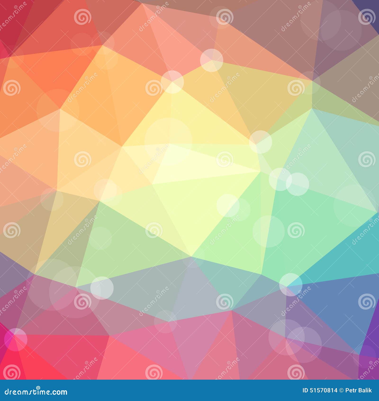 Triangle Diamond Colorful Background Stock Illustration - Illustration ...