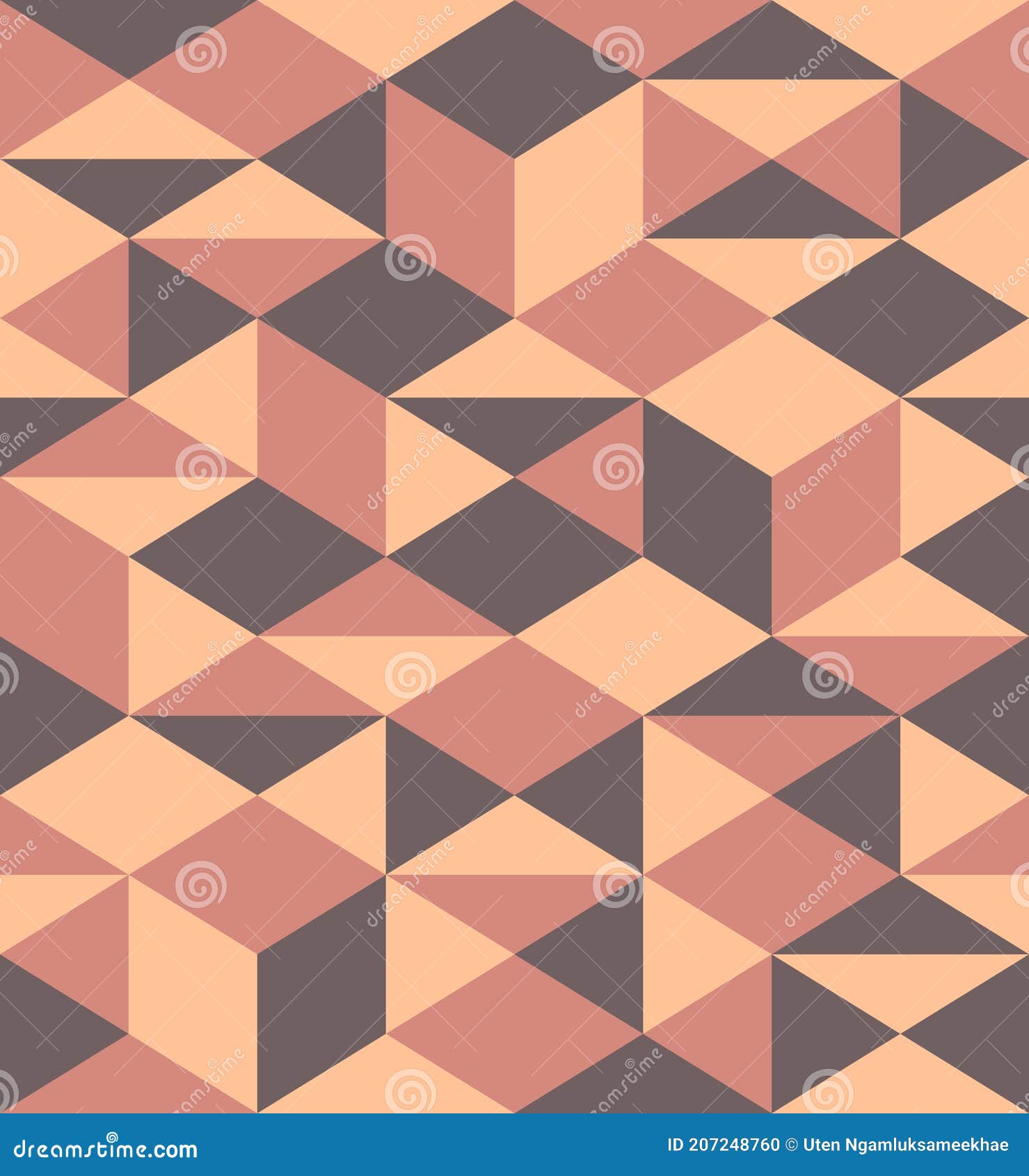 Triangle & Diamond Shape Abstract Background Stock Vector ...