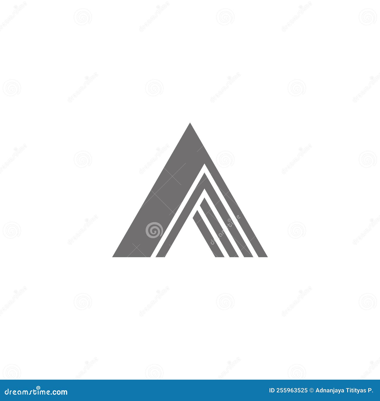 Triangle Dimensional Simple Geometric Logo Vector Stock Vector ...