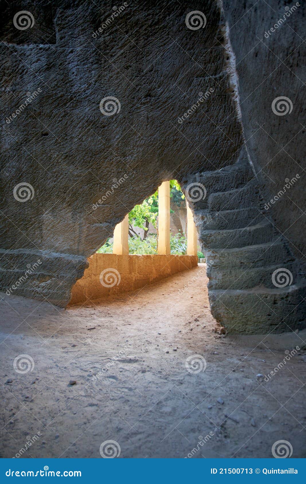 Triangle door stock image. Image of rock, stone, outdoor - 21500713
