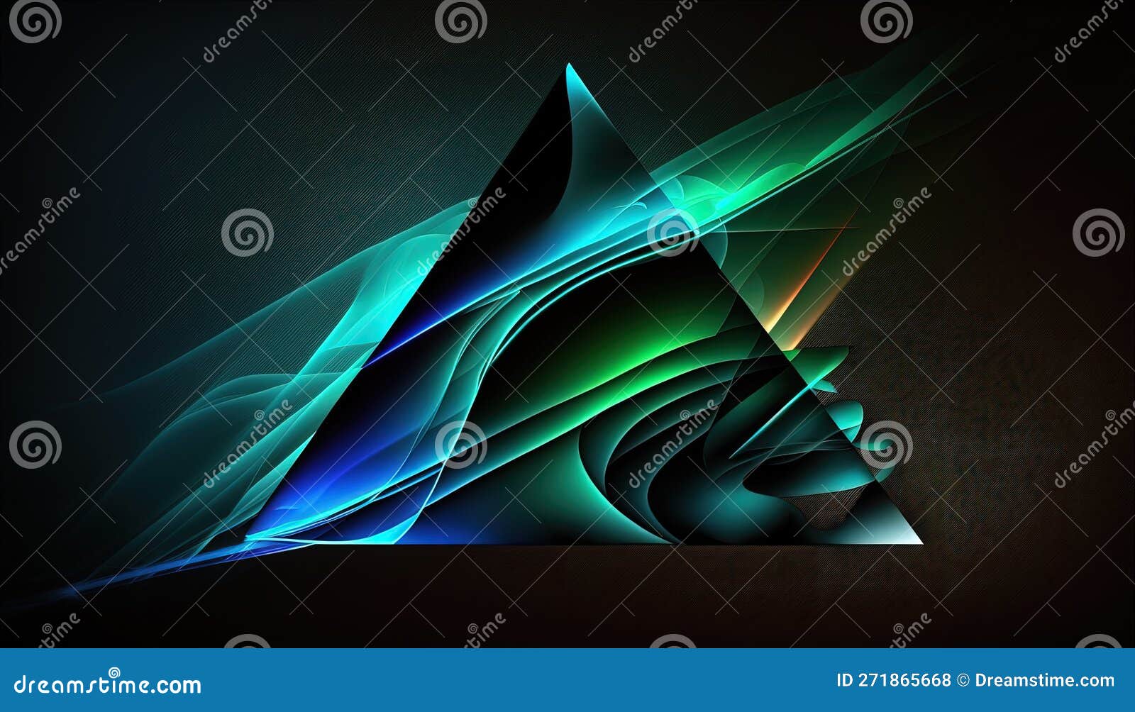 Triangle Eclipse Multicolor Stock Illustration - Illustration of ...