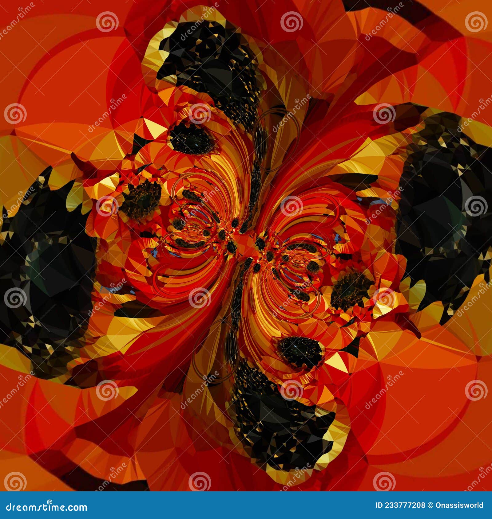 Triangle Edges Abstracts Backgrounds Blurs Shapes Stock Illustration ...