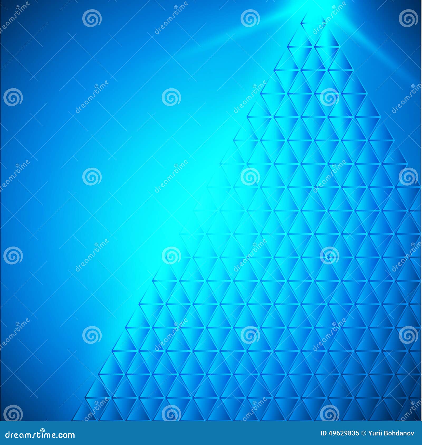 Triangle_element_blue_light_glowing_background Illustration de Vecteur ...
