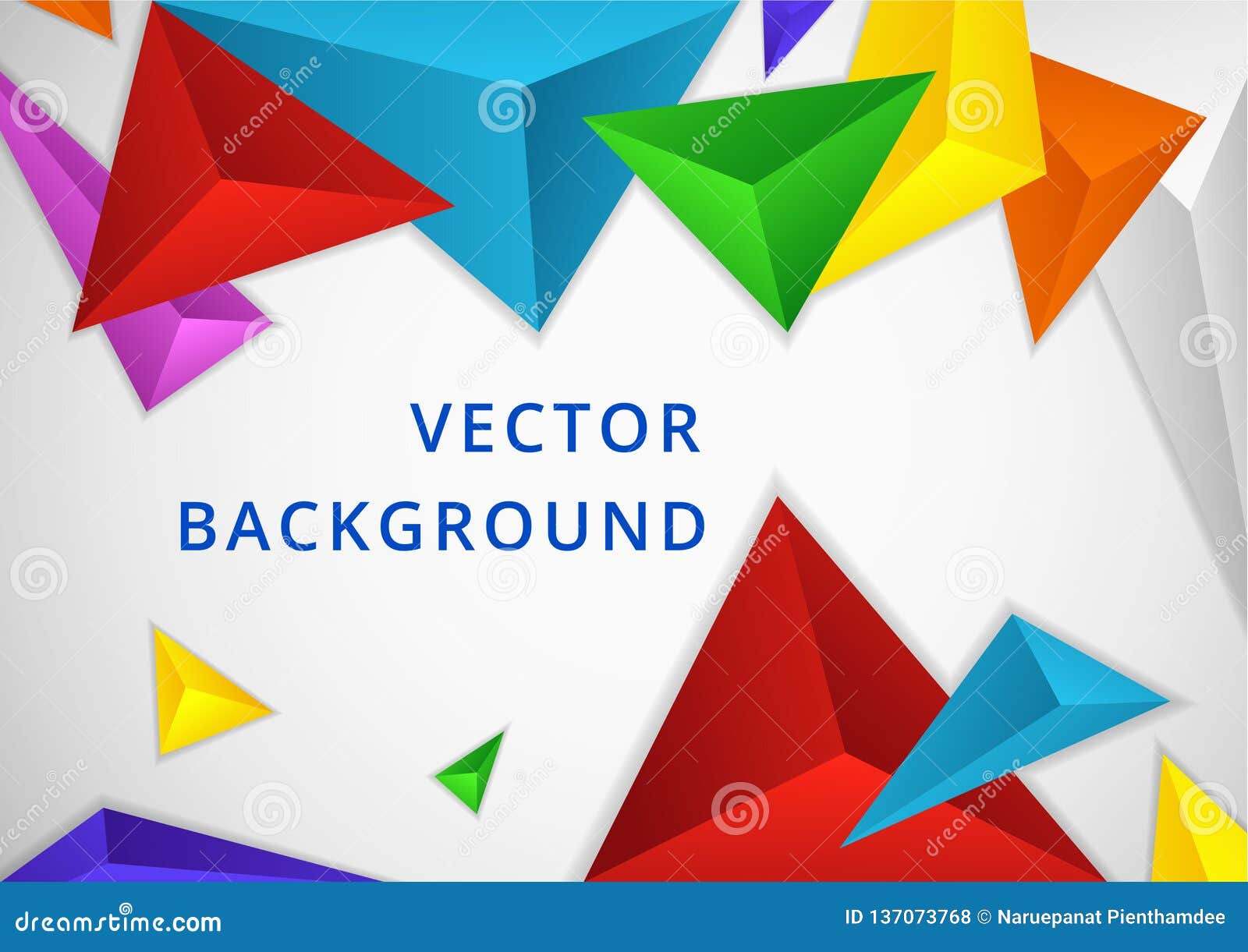 Triangle Elements Background Stock Vector - Illustration of background ...