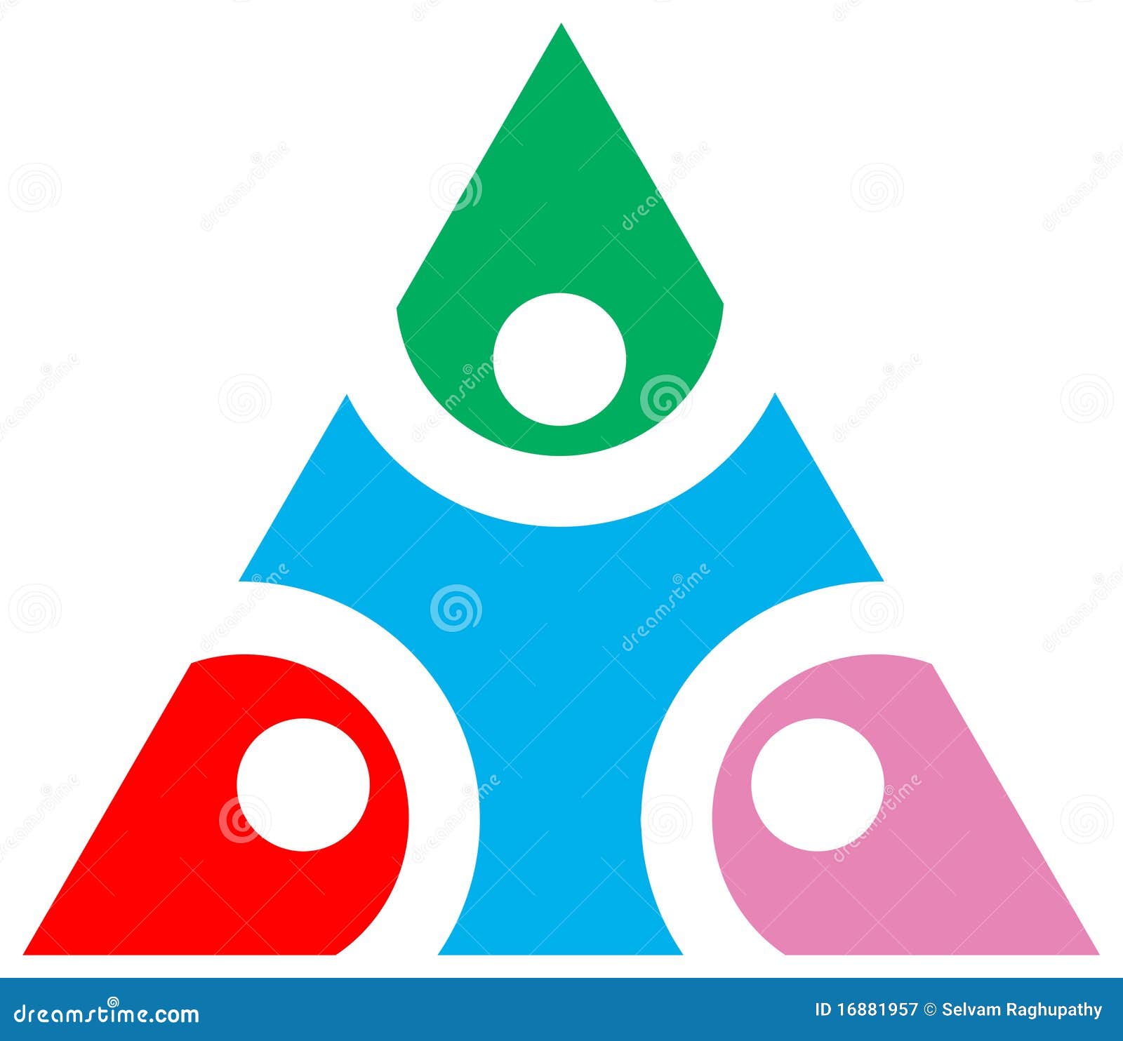 Triangle emblem stock vector. Illustration of logo, drawing - 16881957