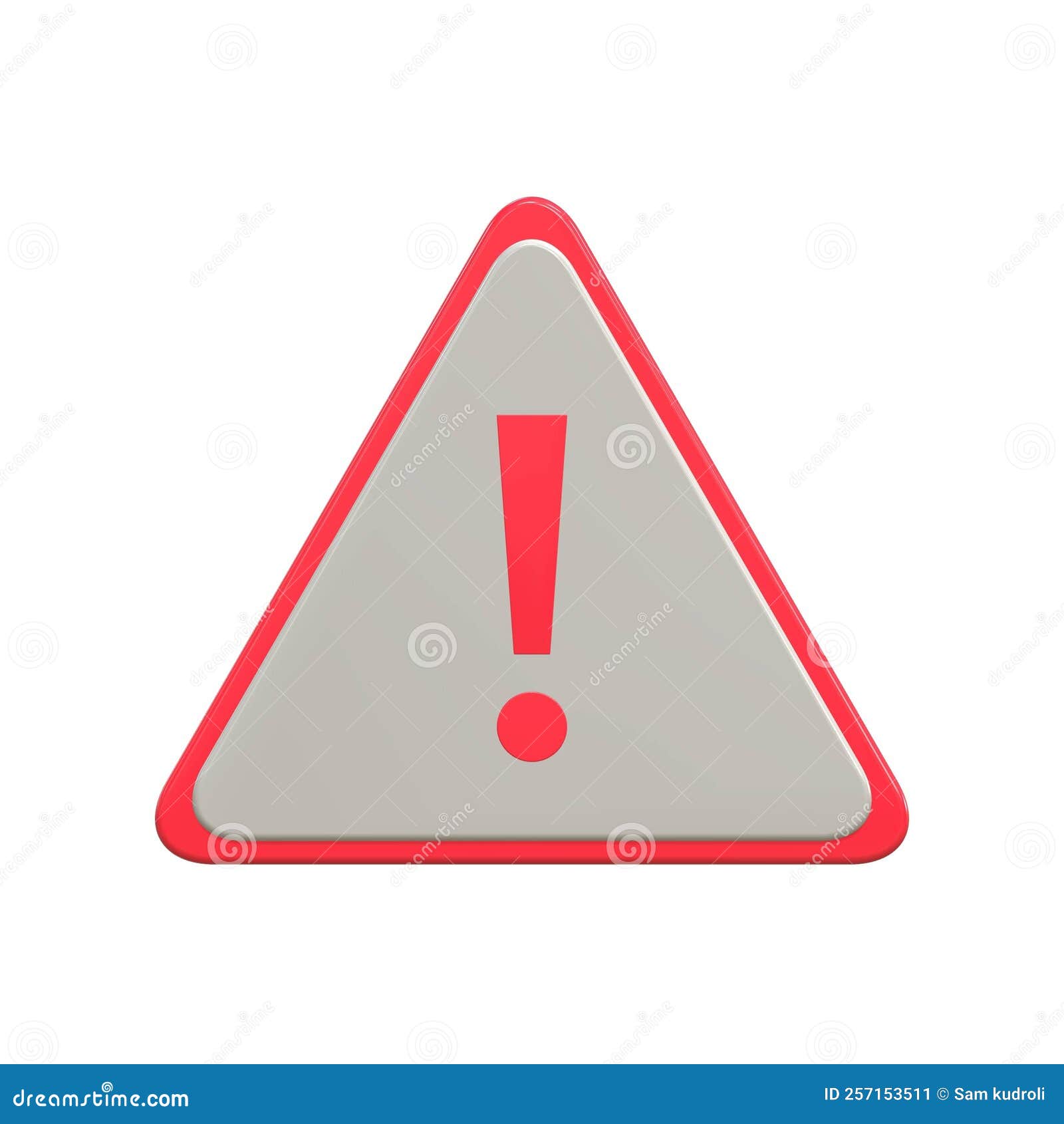 Triangle Exclamation Sign Warning Sign Area Free Sign Stock ...