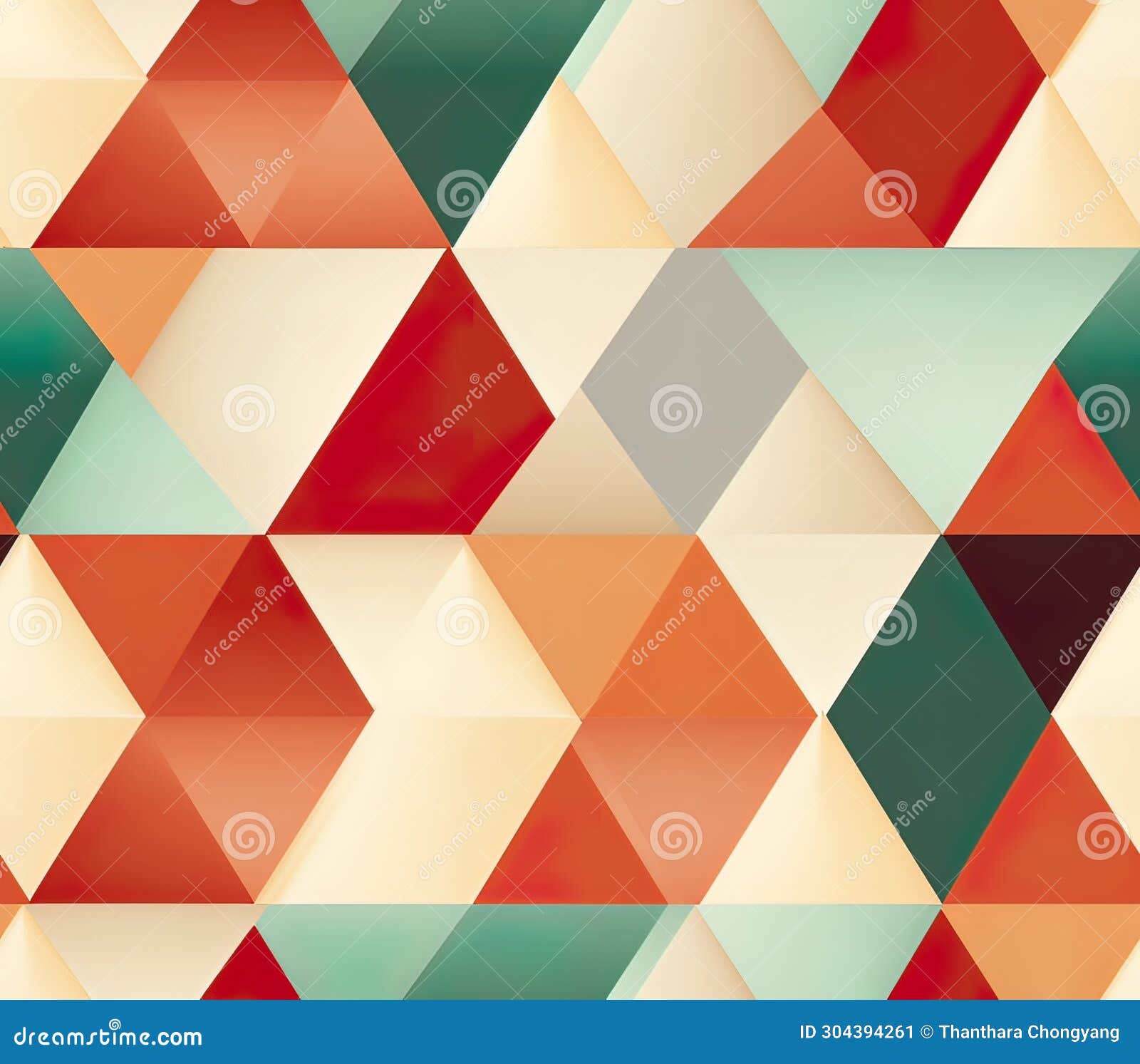 Triangle, Fabric Pattern, Seamless Pattern. Stock Illustration ...