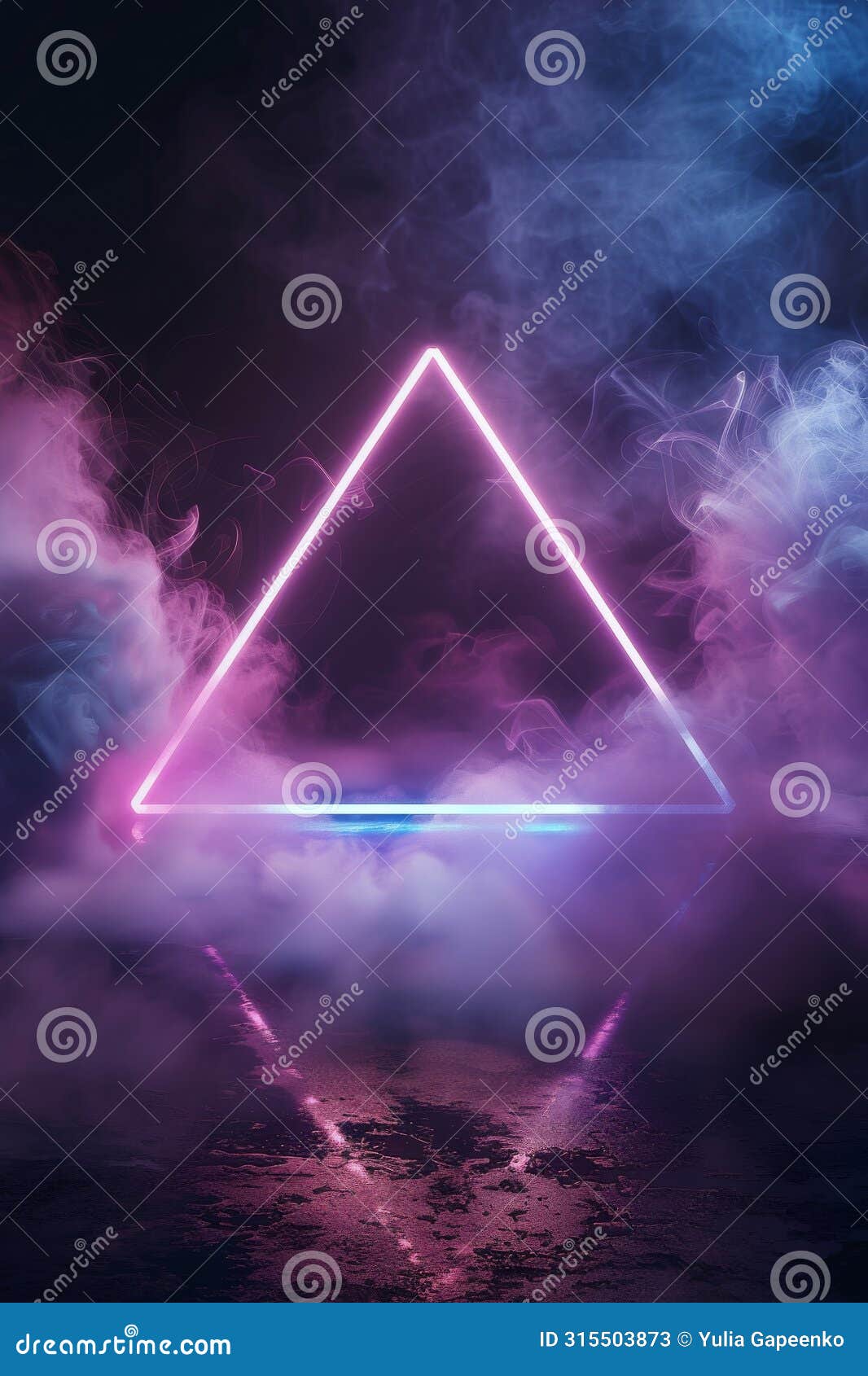 Triangle Floating in Body of Water Stock Image - Image of angular, calm ...