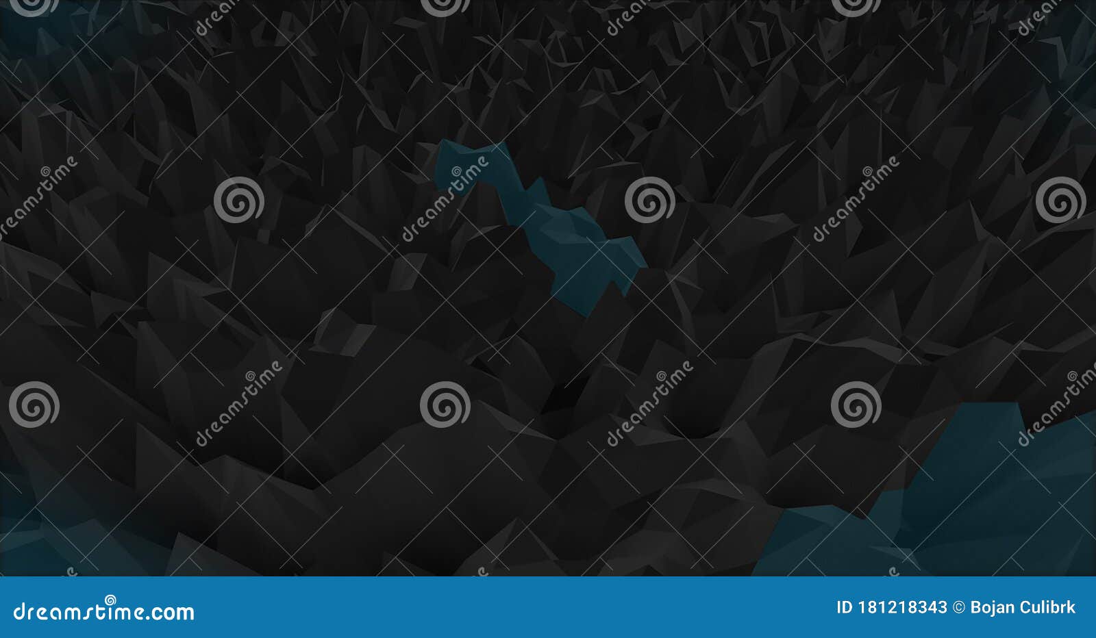Triangle Formation. Abstract Digital Illustration Art. Triangular ...