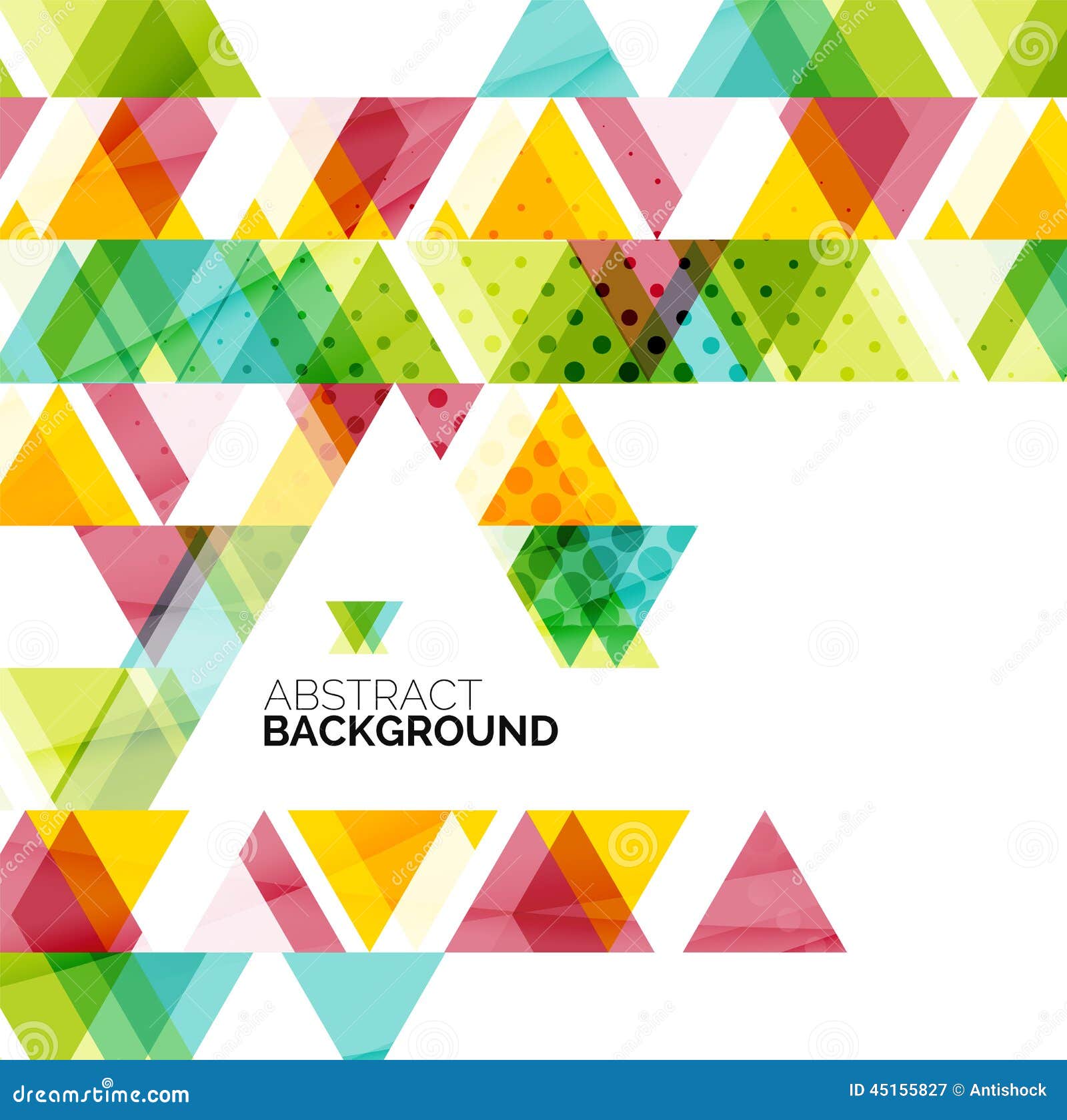 Triangle Geometric Abstract Background Stock Vector - Illustration of ...