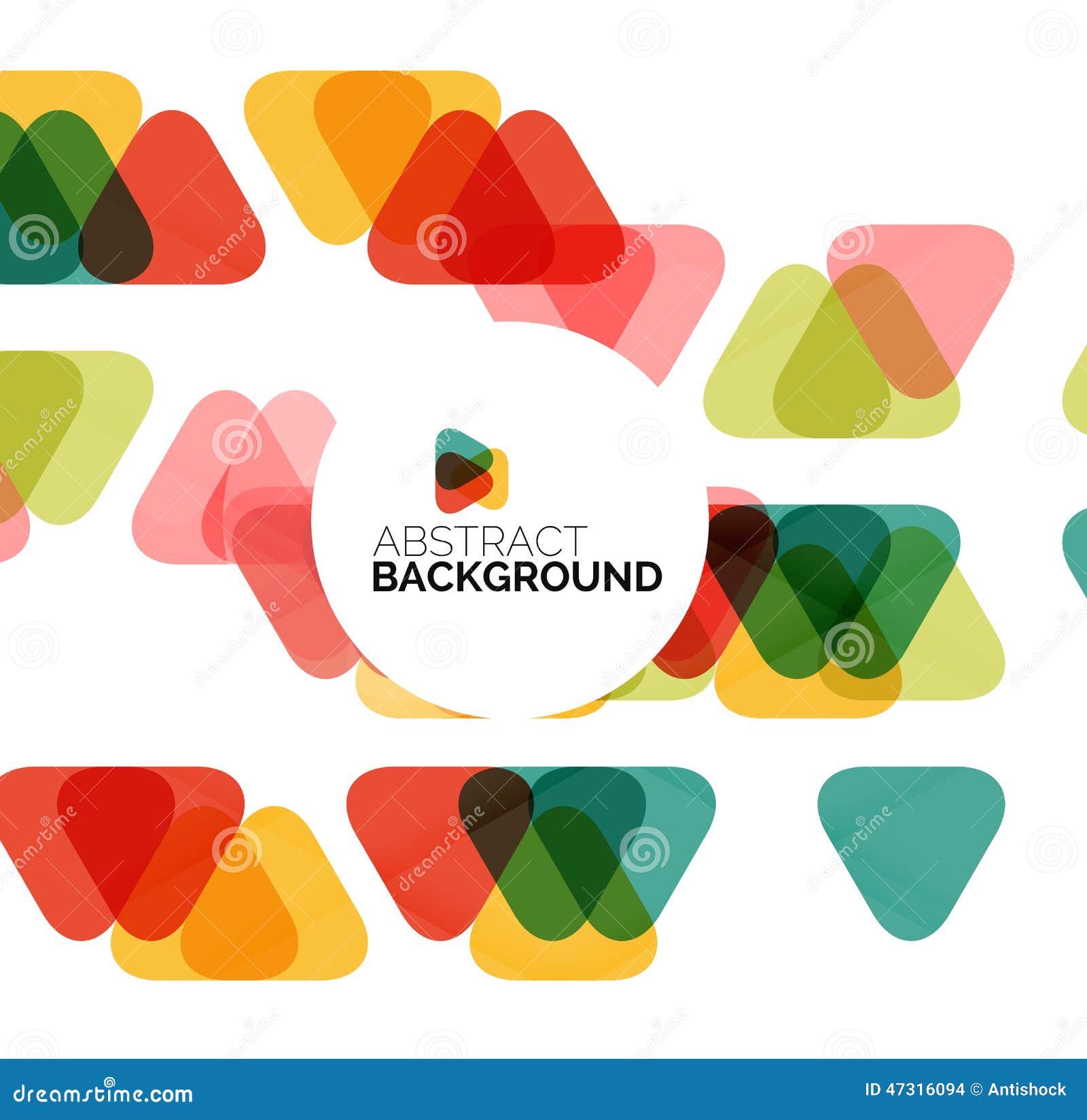 Triangle geometric concept stock vector. Illustration of element - 47316094