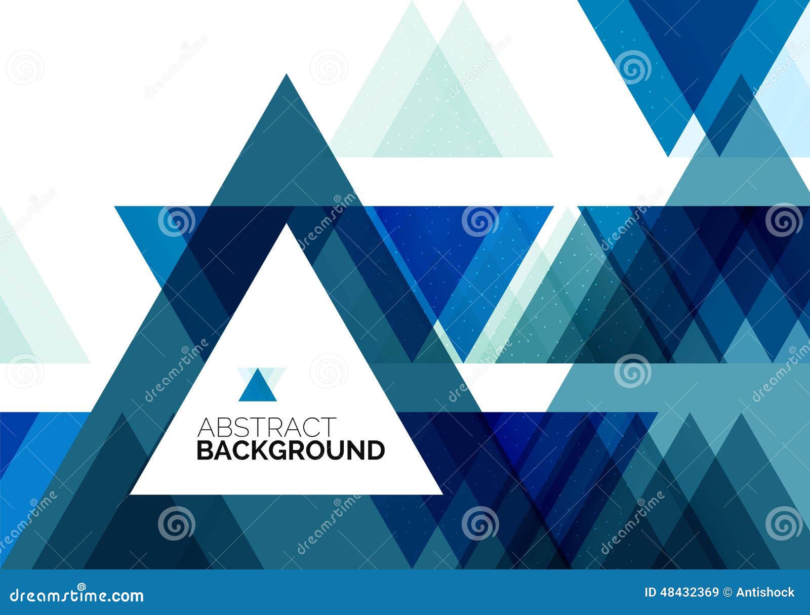 Triangle Geometric Concept Stock Vector - Image: 48432369