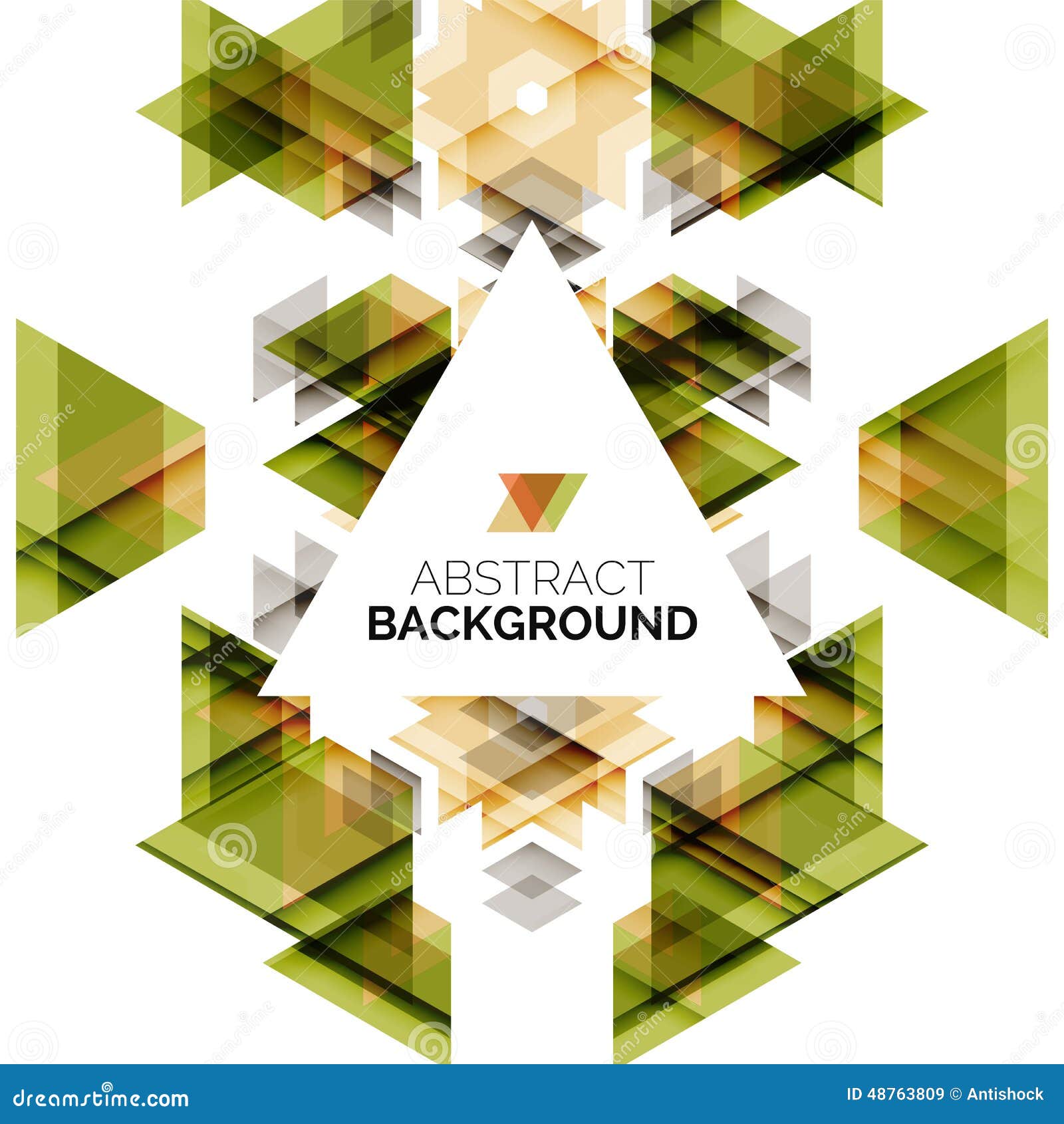 Triangle geometric concept stock vector. Illustration of abstract ...