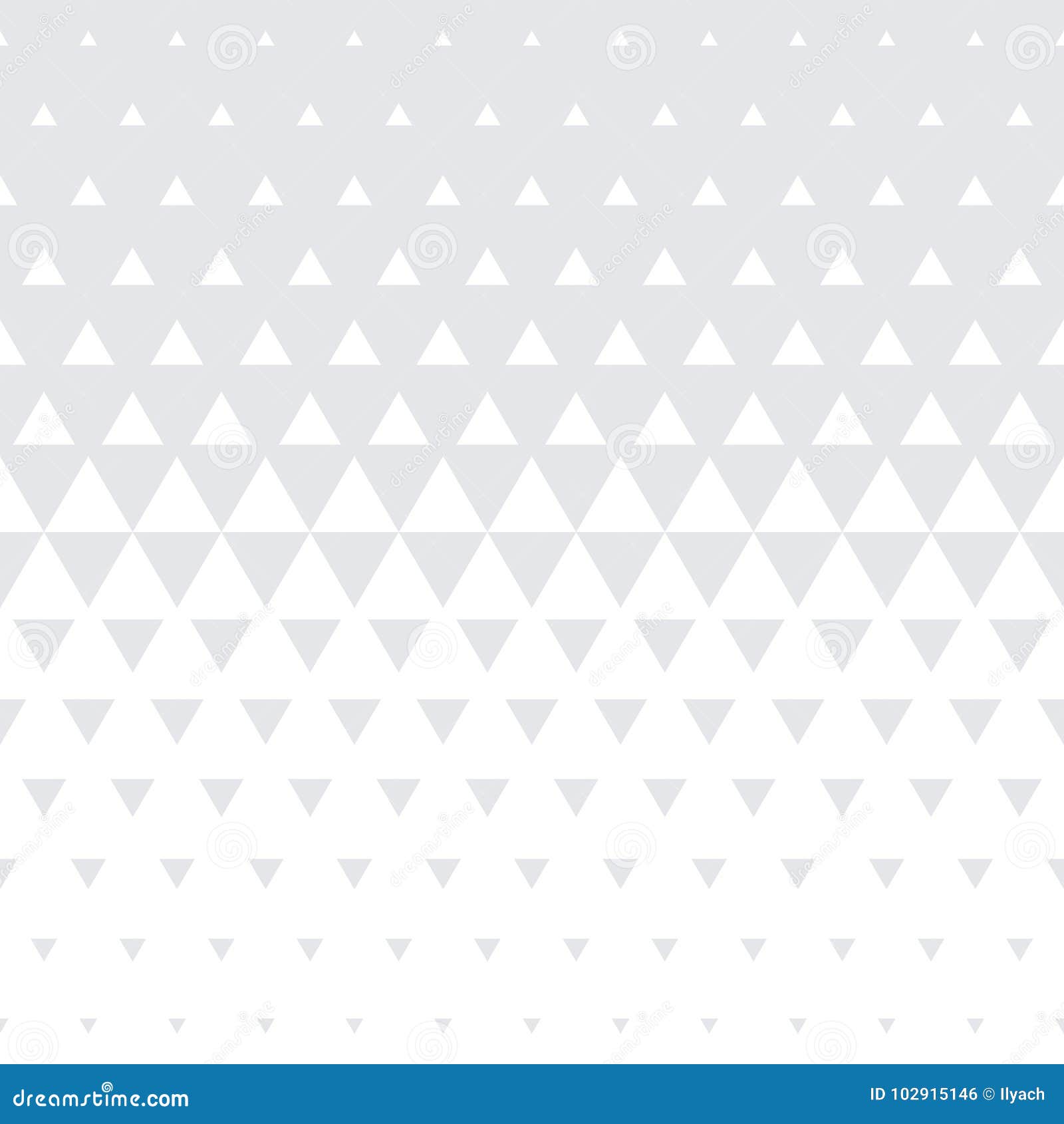Triangle Geometric Pattern Vector Seamless Abstract White Halftone