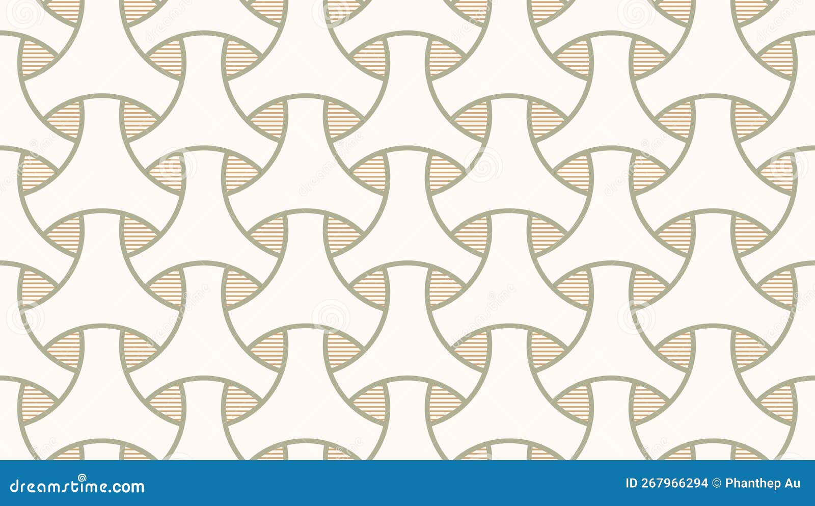 Triangle Geometric Seamless Pattern, Link Circle Pattern Stock Vector ...