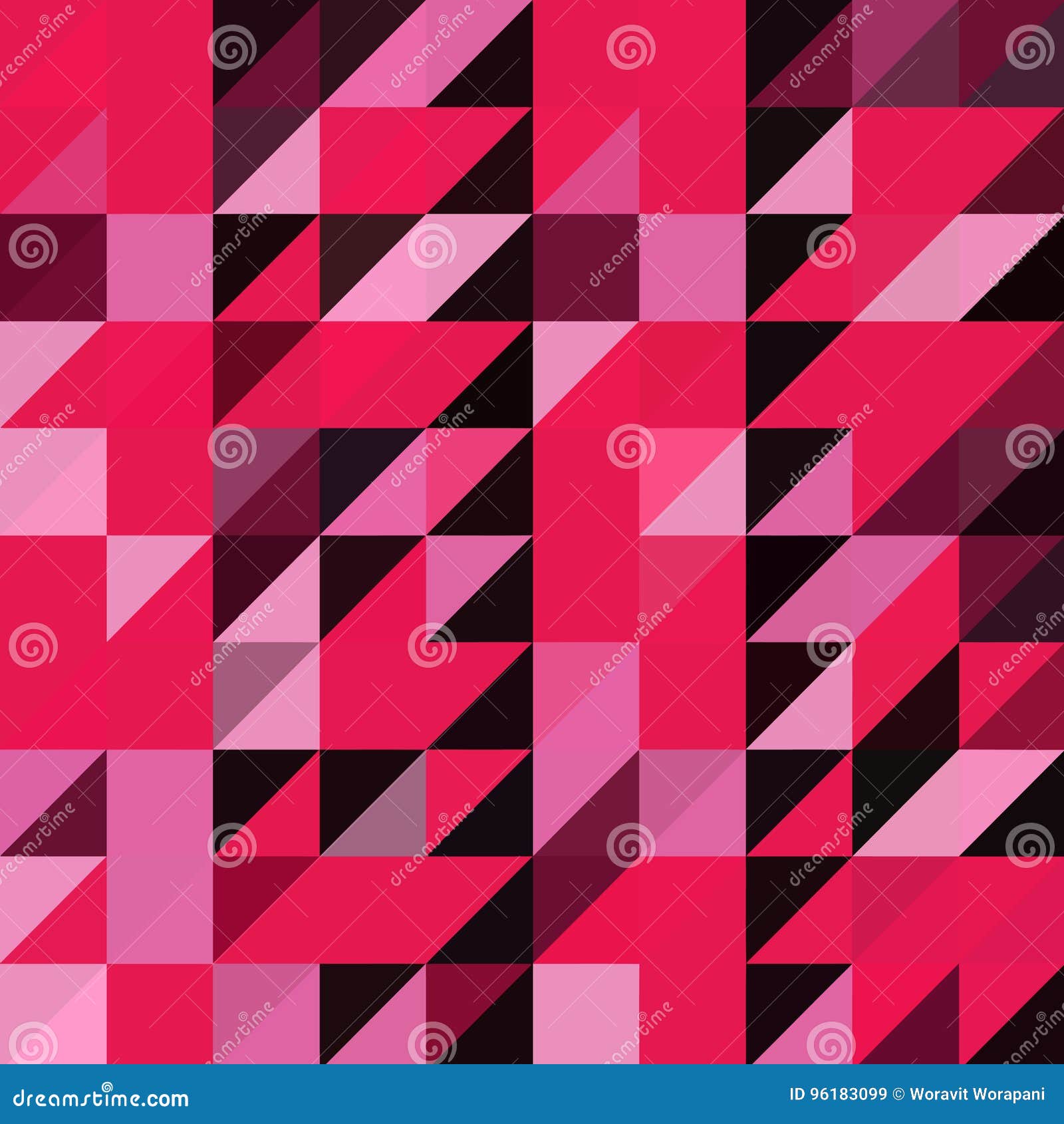 Triangle Geometric Shapes Pattern. Stock Vector - Illustration of paper ...