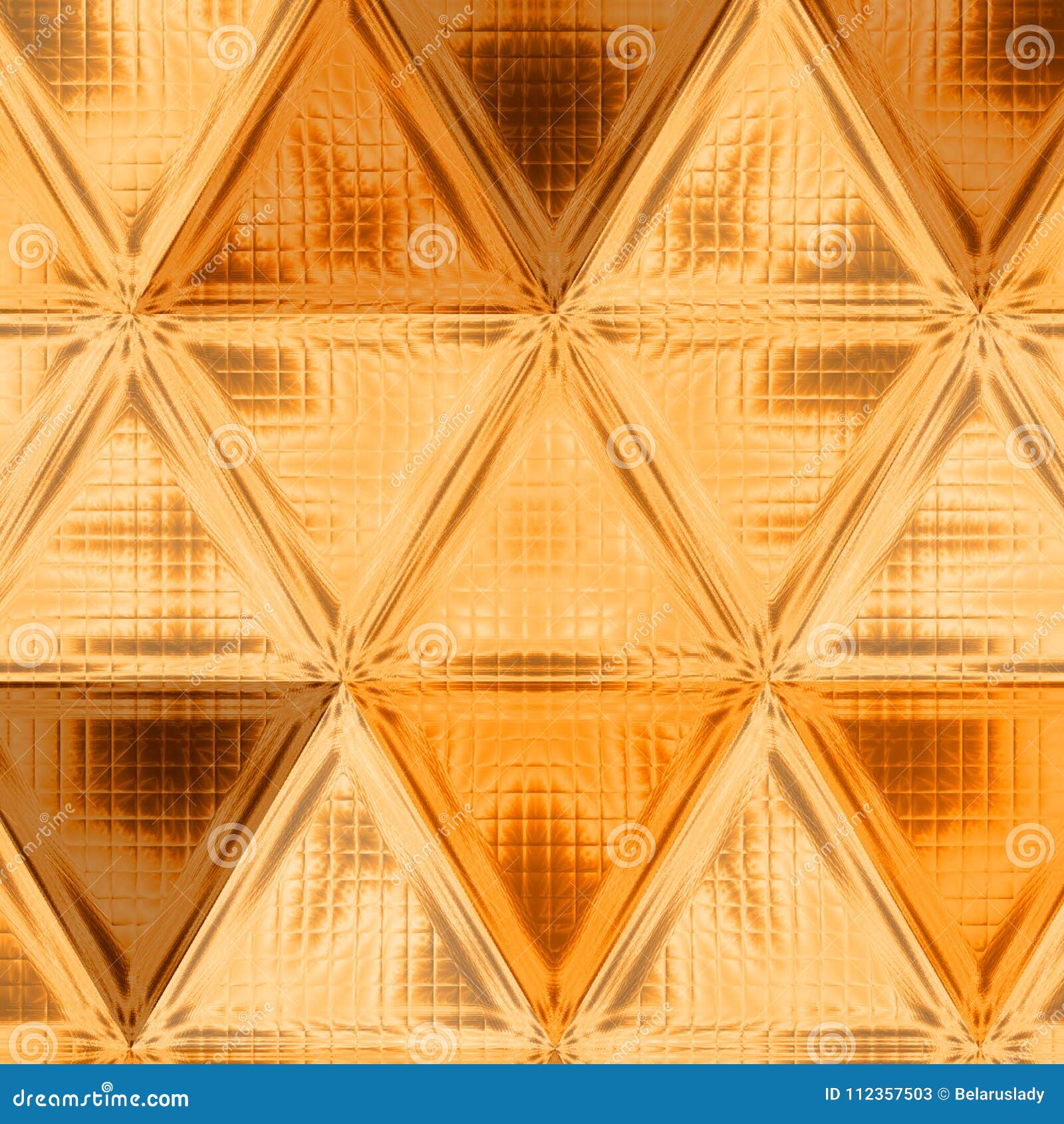 Abstract Triangle Gold Geometric Background with Gradient Lighting ...