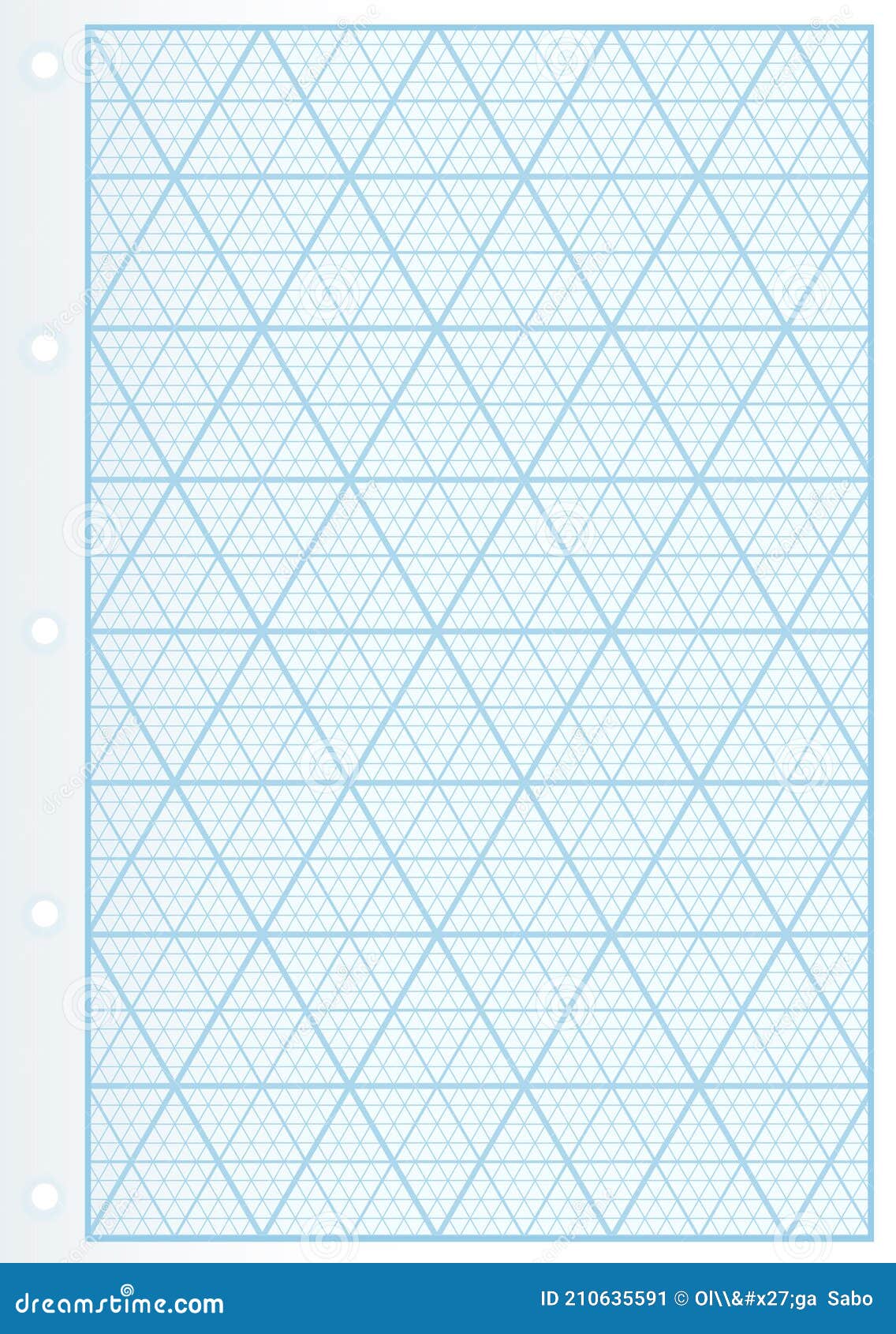 Triangle Graph Paper. Cartoon Vector | CartoonDealer.com #210635591