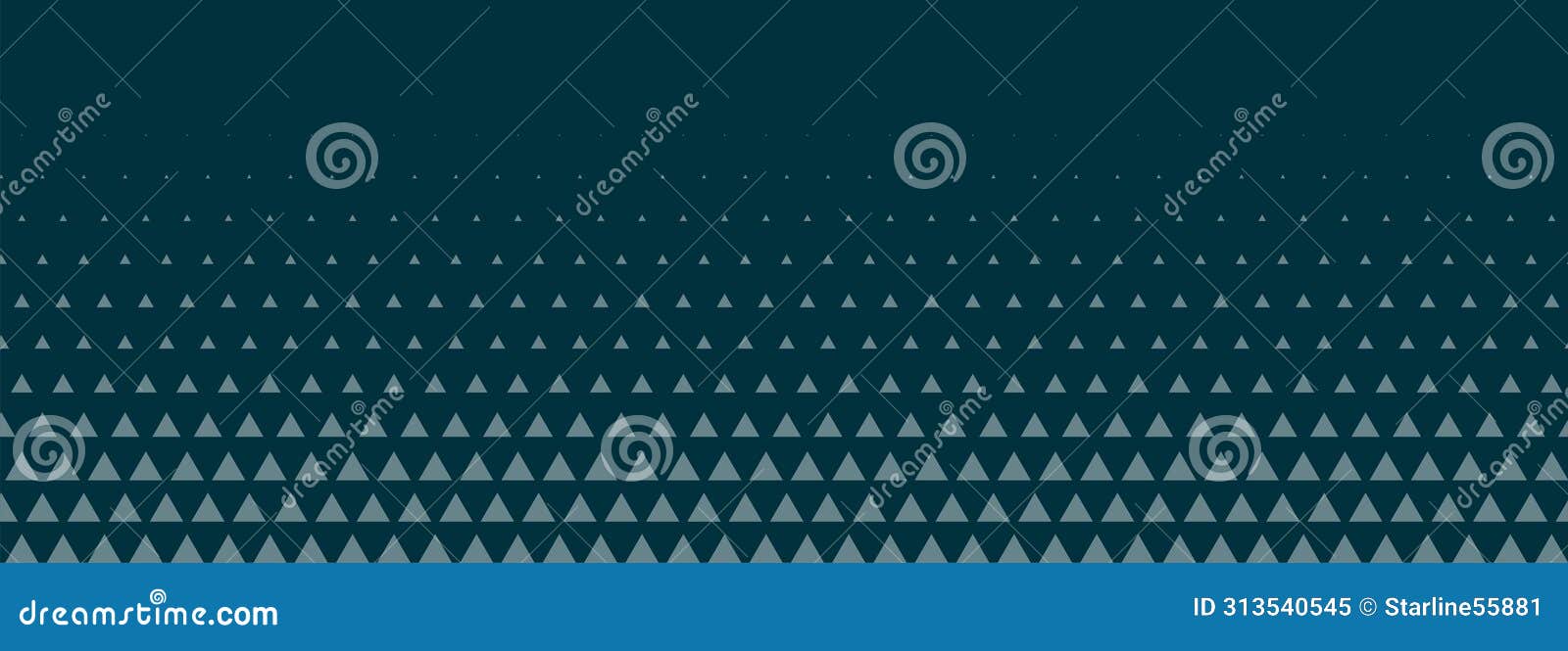 Triangle Halftone Pattern Banner Design Stock Vector - Illustration of ...