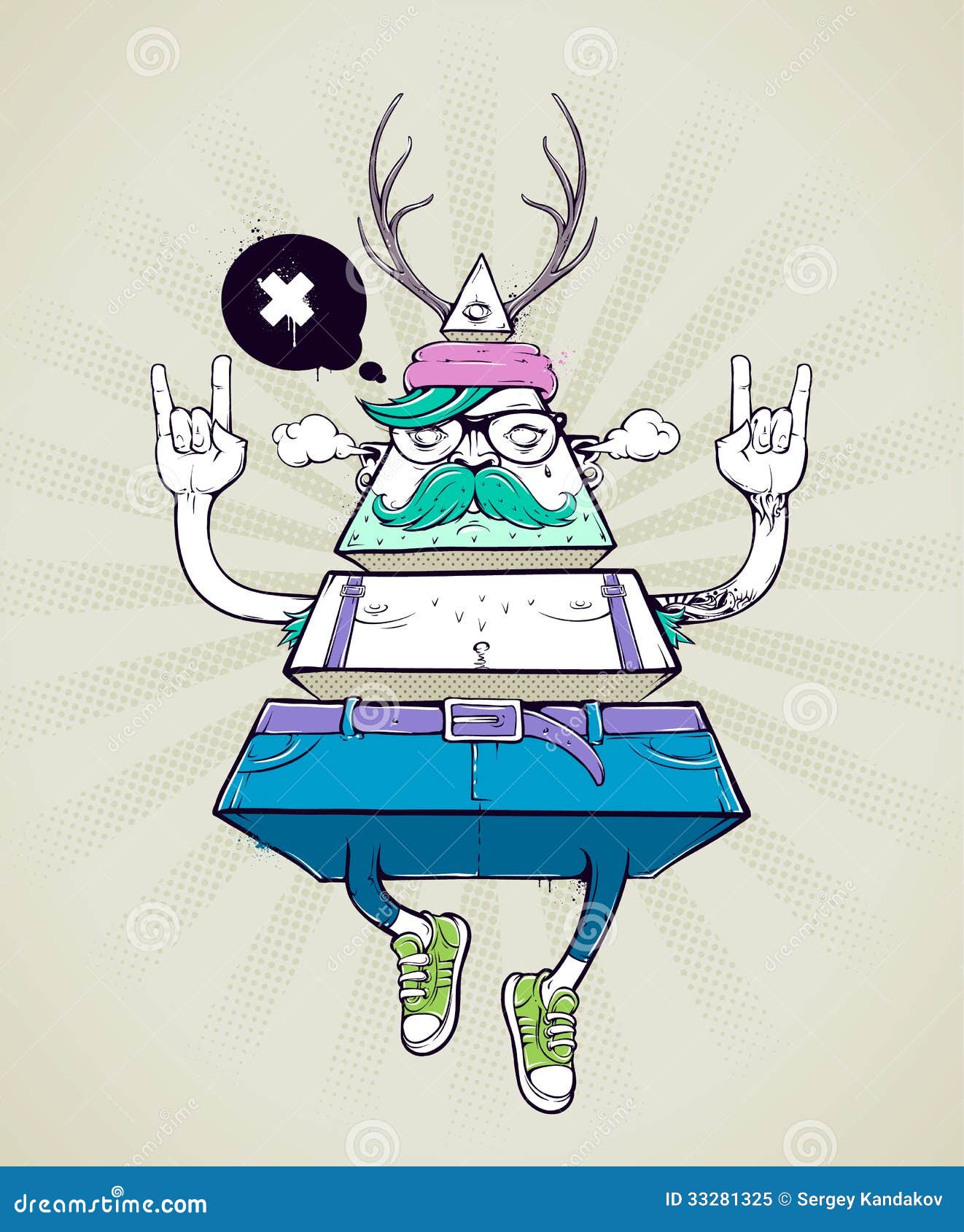 Hipster Triangle Hands