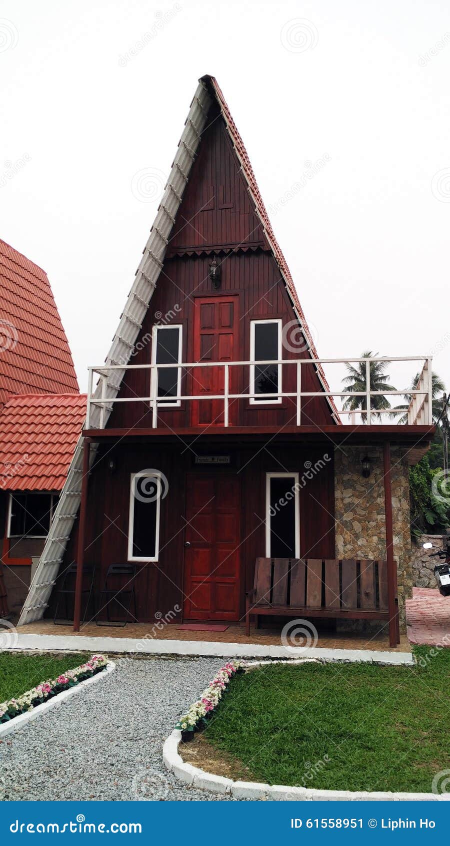 Triangle House stock image. Image of brown, abode, entry - 61558951