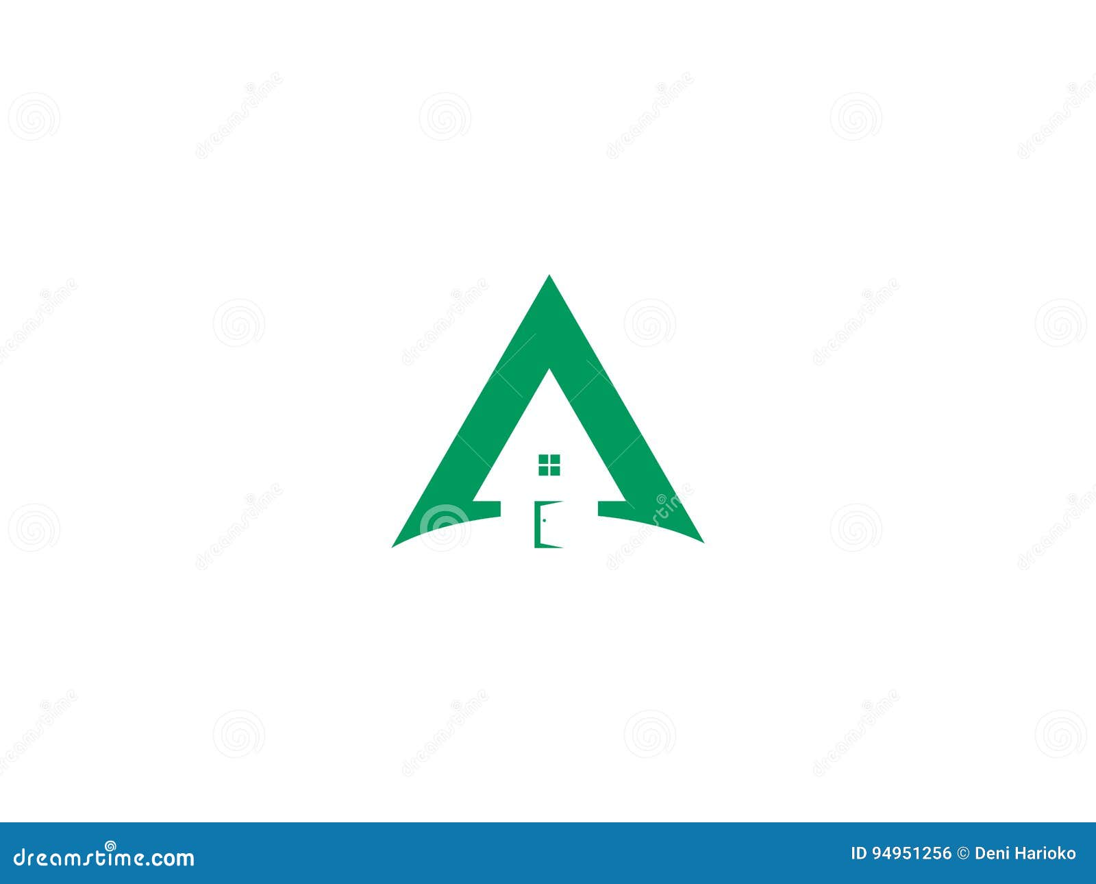 Triangle house stock photo. Image of nature, house, space - 94951256