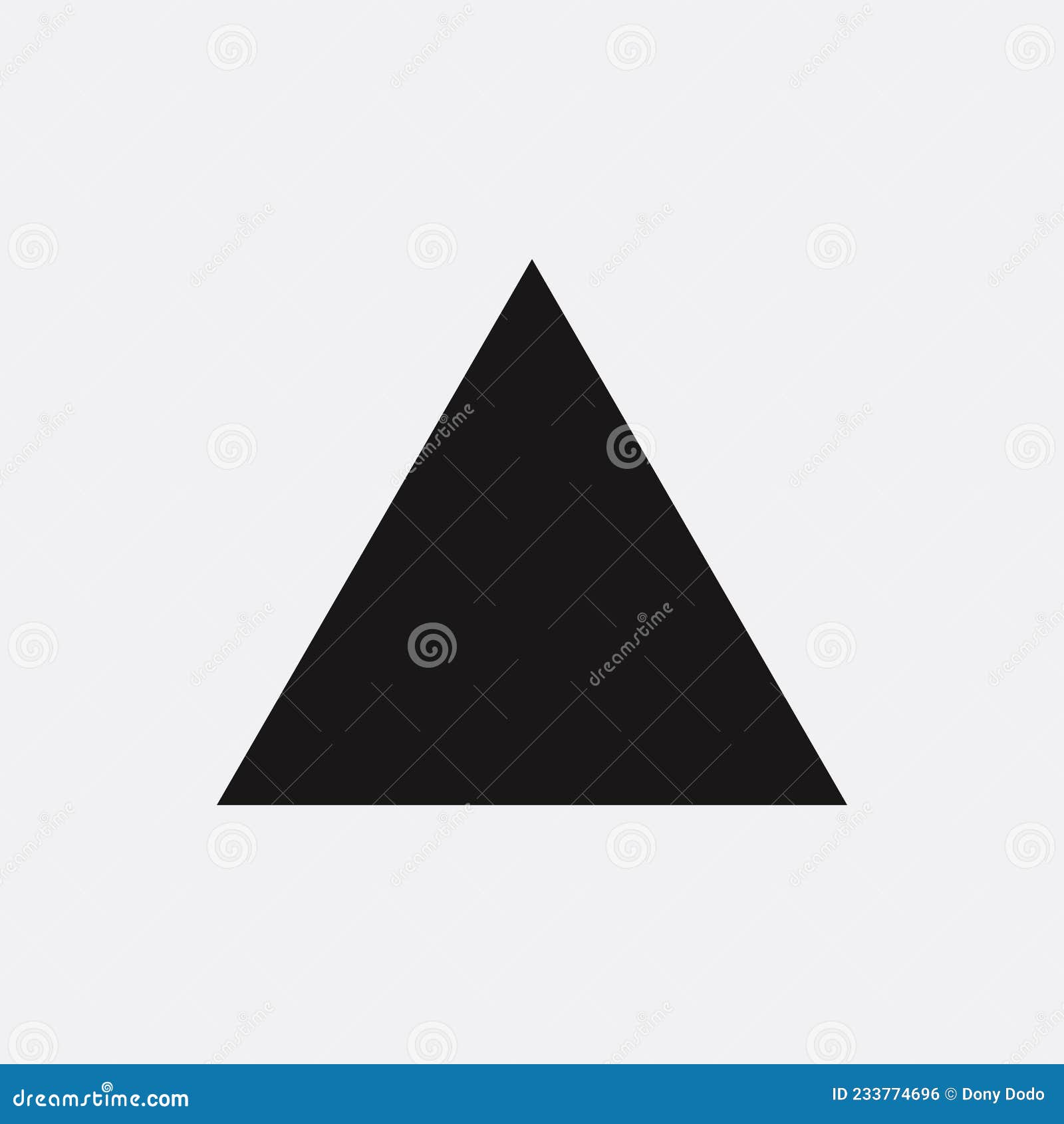 Triangle Icon Vector Symbol Sign Stock Vector - Illustration of graphic ...