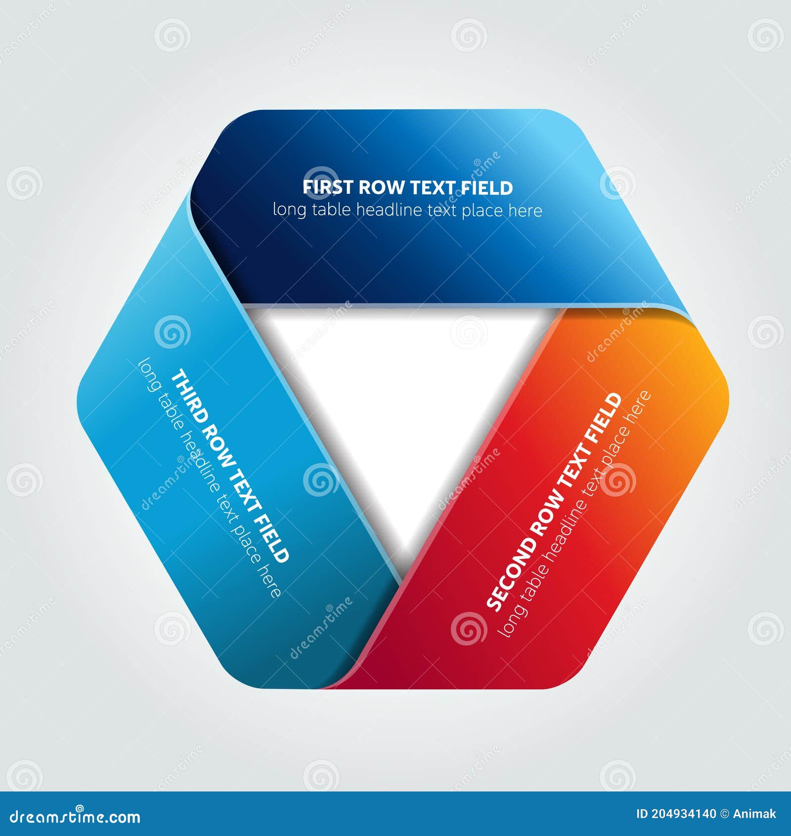 Triangle Infographic, Chart, Scheme Stock Vector - Illustration of data ...