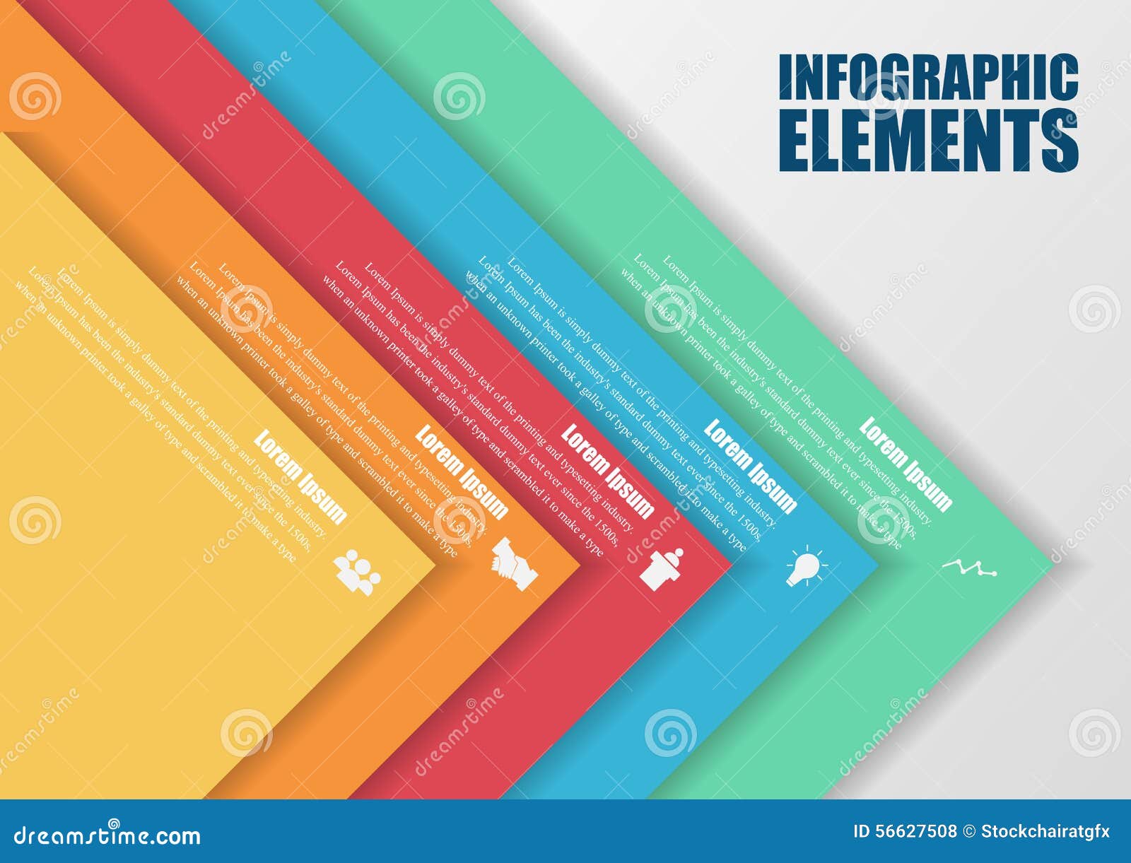 Triangle Infographic Elements. Stock Vector - Illustration of ...