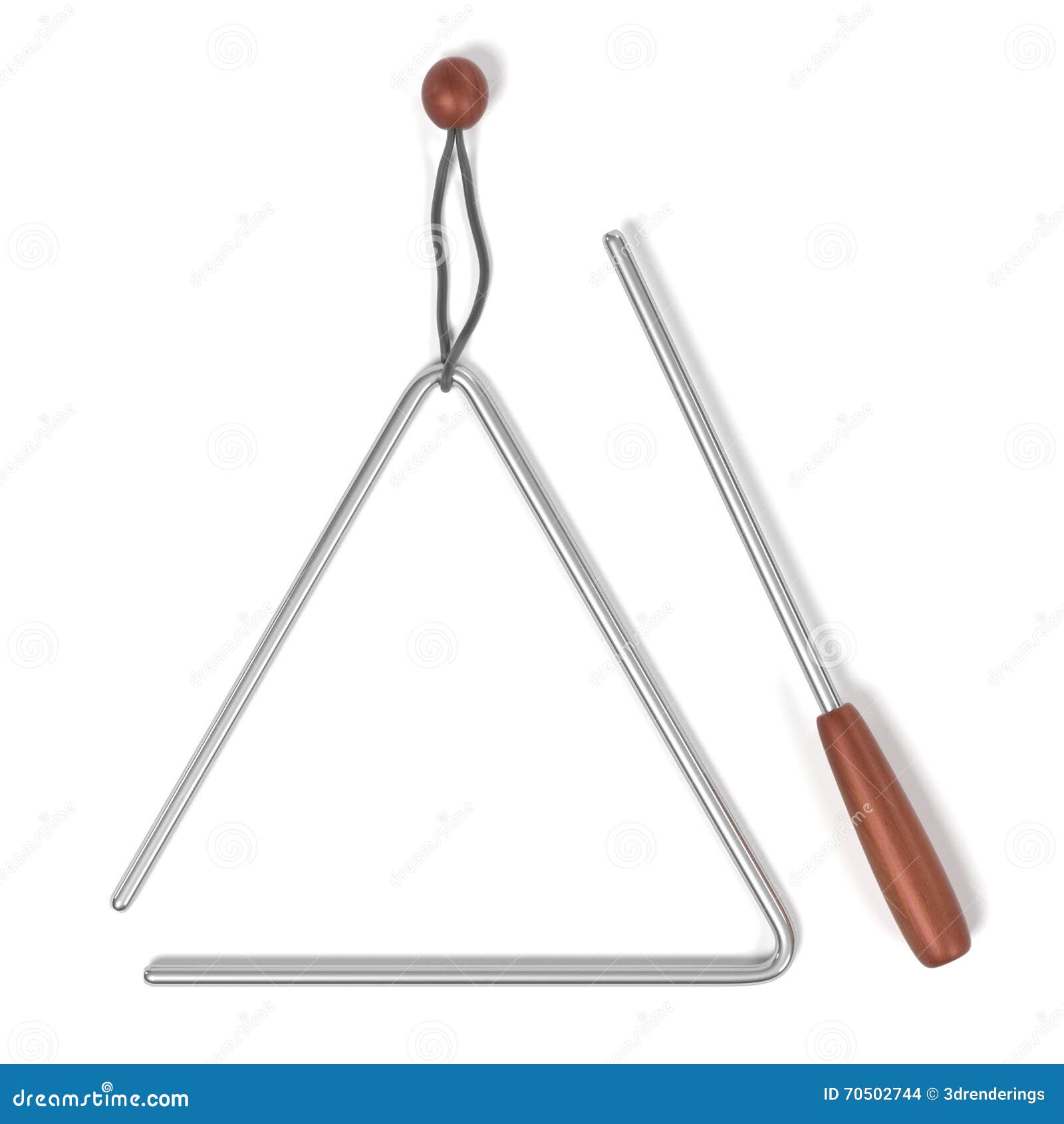 Triangle instrument stock illustration. Illustration of musical - 70502744