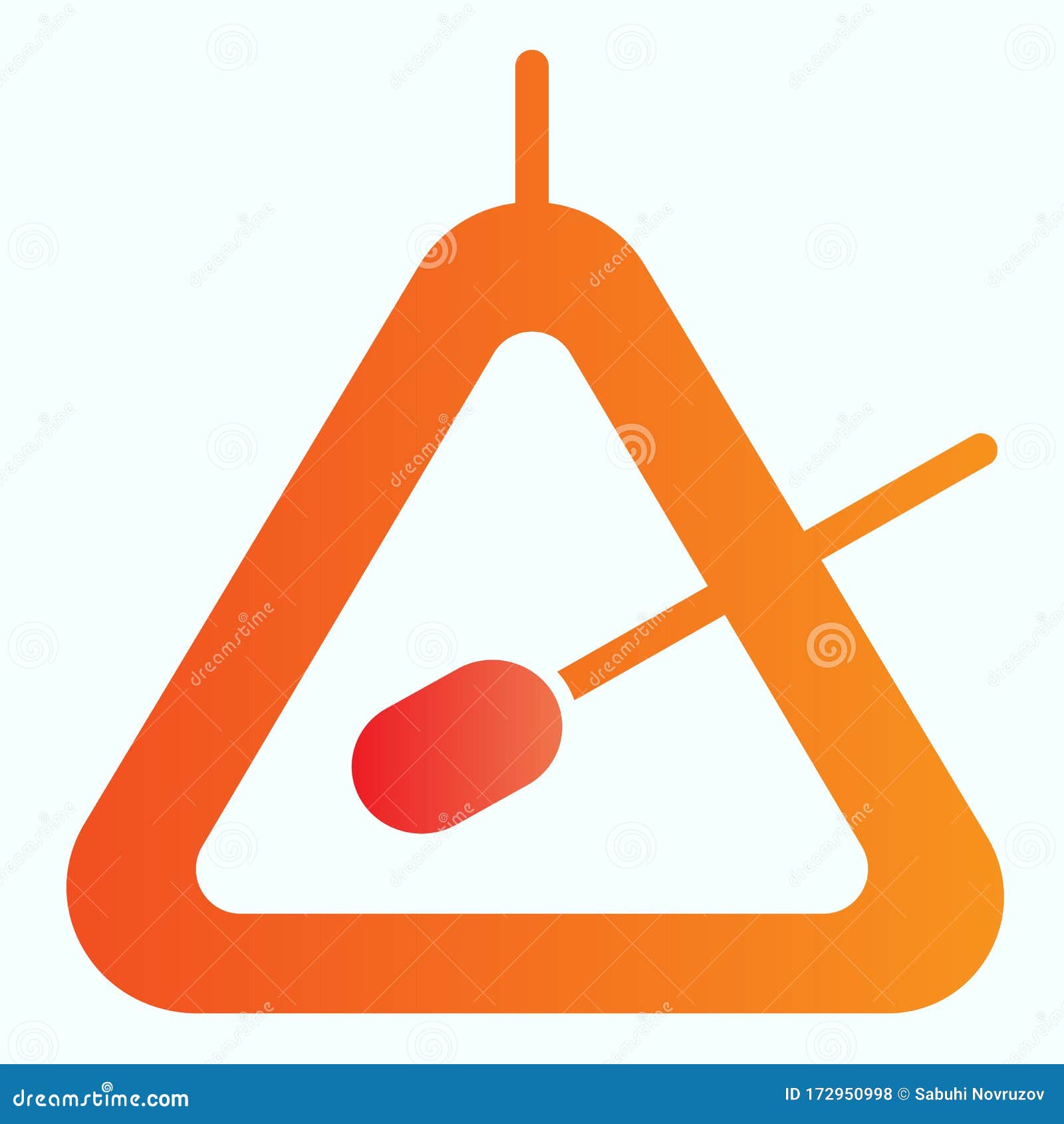 Triangle Percussion Clip Art Cartoon Illustration | CartoonDealer.com ...