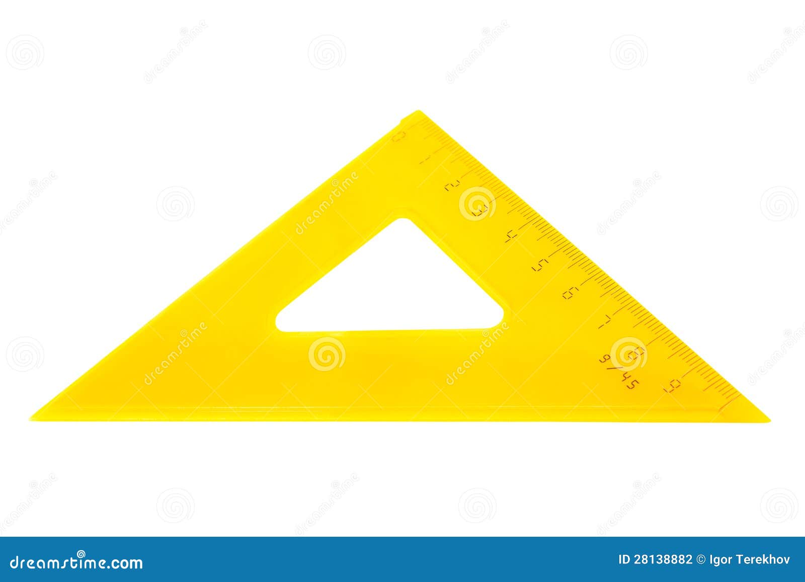 Triangle jaune moderne photo stock. Image du image, horizontal - 28138882