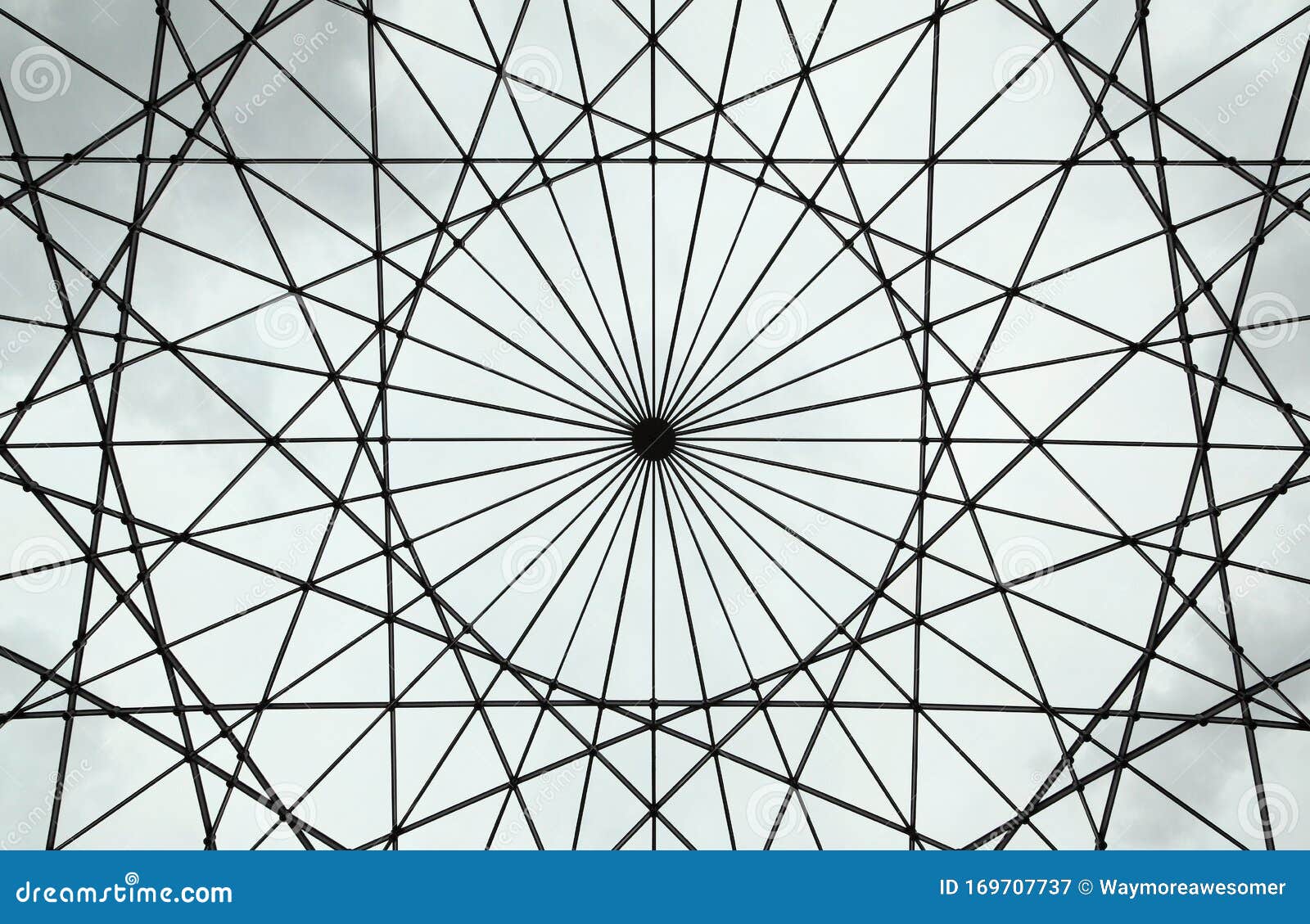 Triangle Lattice Skylight stock image. Image of background - 169707737