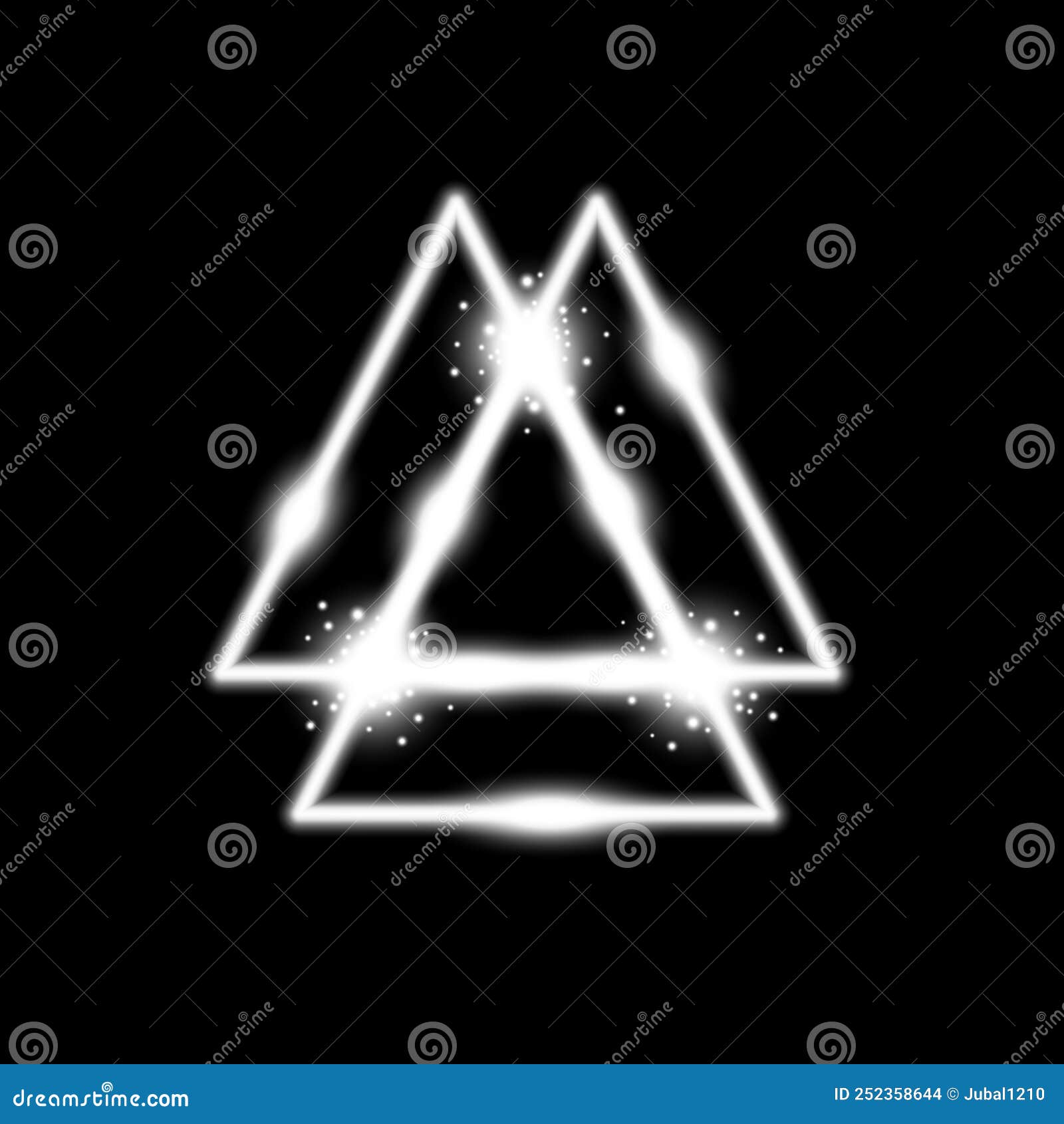 Triangle Light Effect, Laser Stock Vector - Illustration of color ...