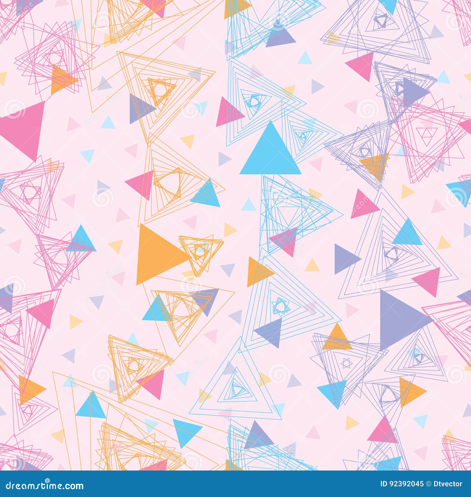 Triangle Line Vertical Seamless Pattern Stock Vector - Illustration of ...