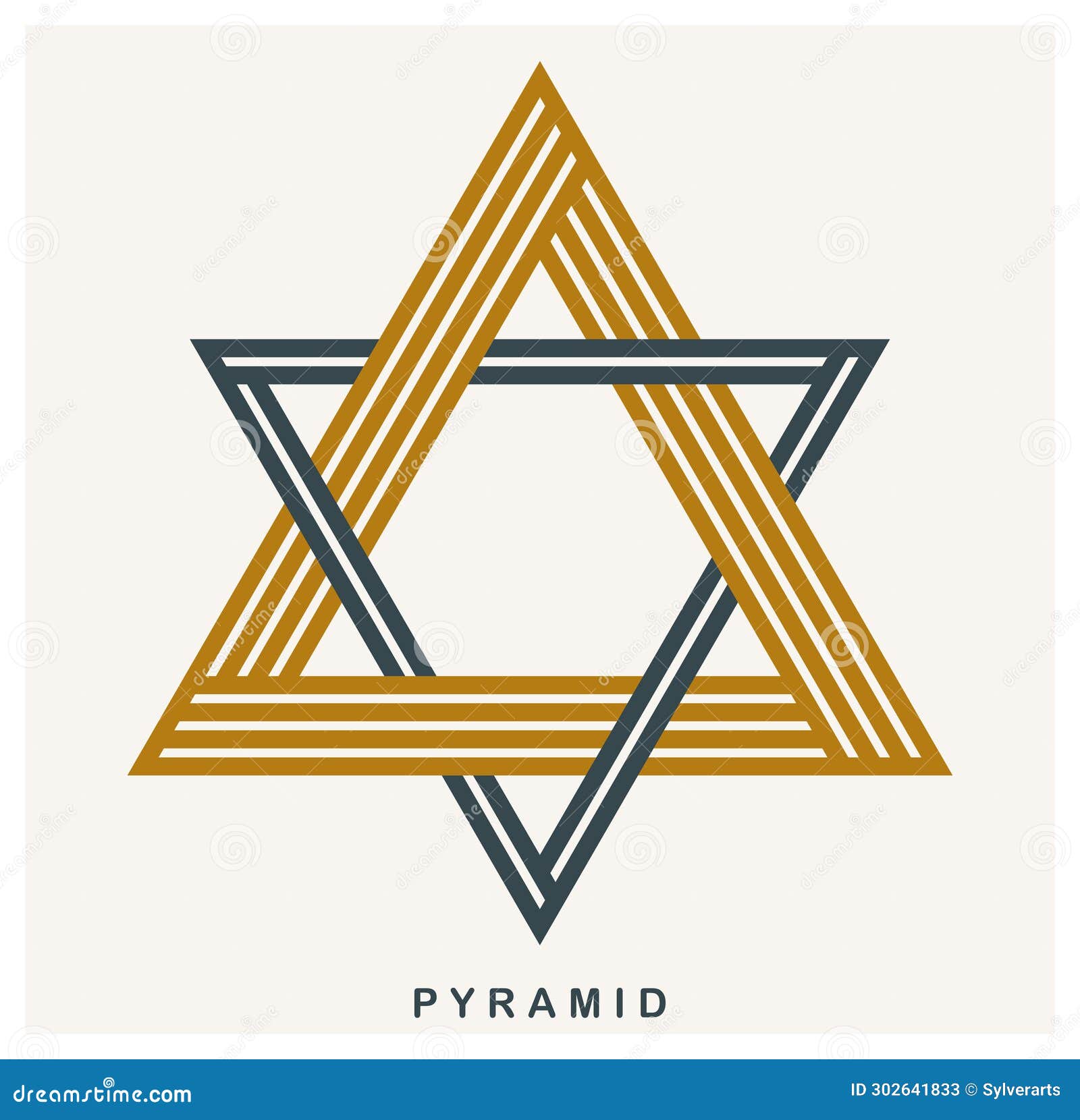 Triangle Linear Vector Symbol Isolated On White Background, Sacred ...