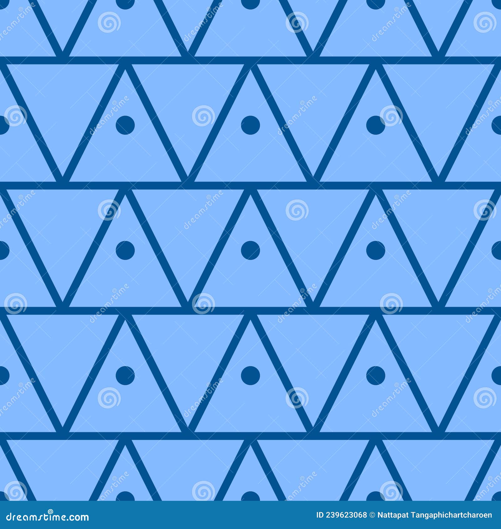 Triangle Link Seamless Repeating Pattern Stock Vector - Illustration of ...