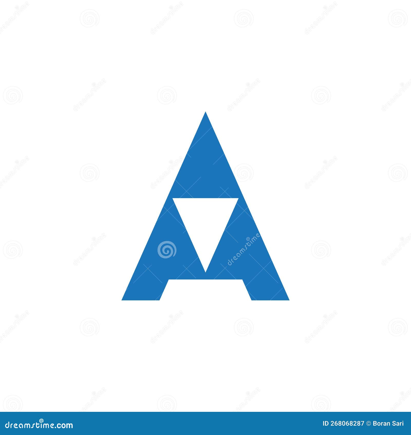 A Triangle Logo A1 Logo Concept, Branding, Creative Simple Icon Stock ...