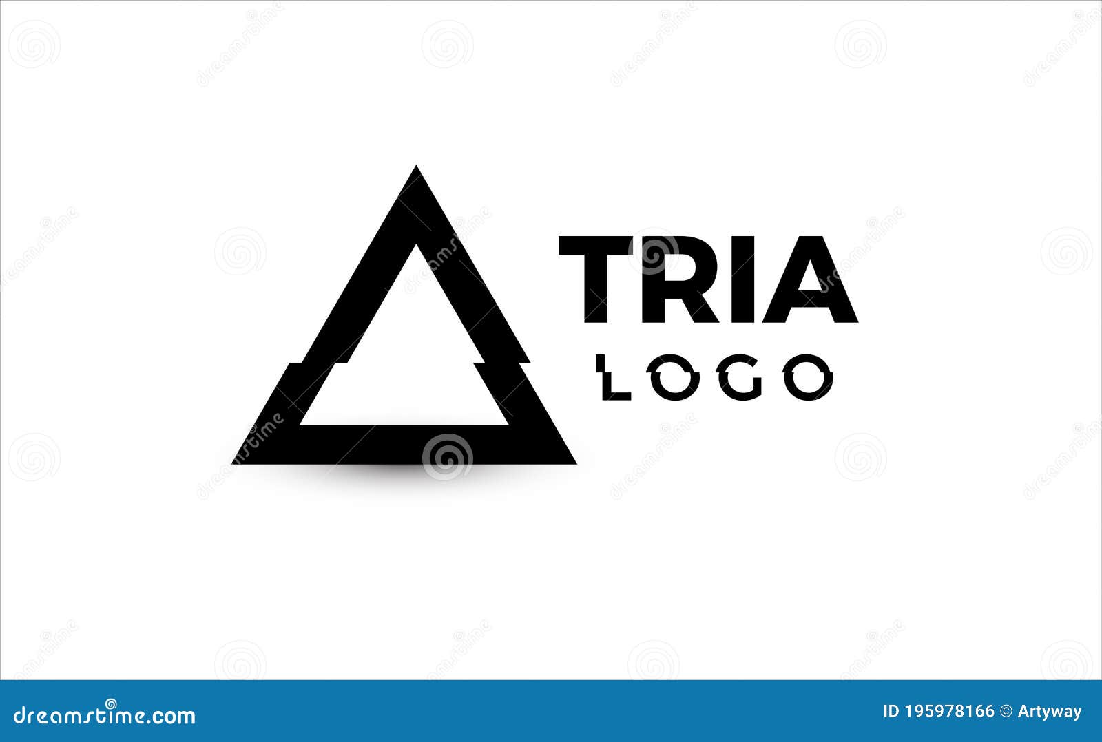 Triangle Logo Concept, Primitive Geometric Shape, Simple Design, Vector ...