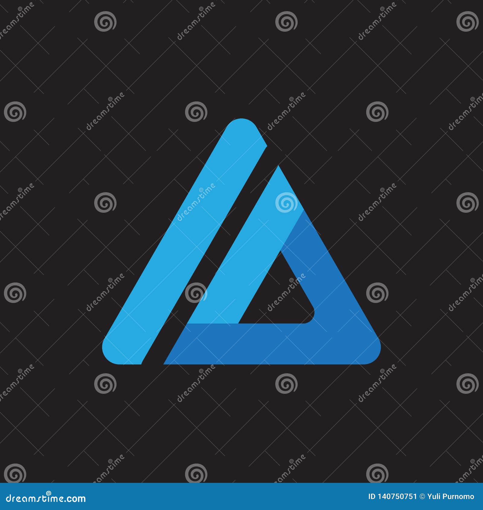 Triangle Business Company Logo Stock Illustration - Illustration of ...