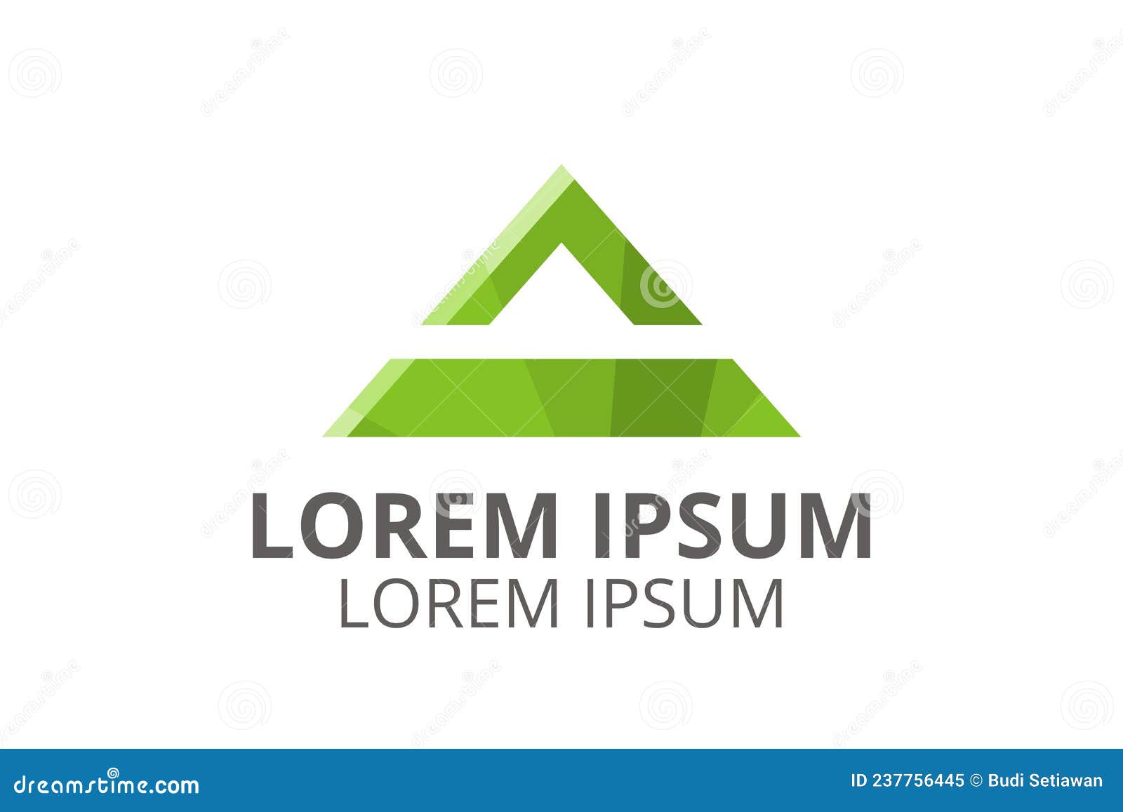 Triangle logo stock vector. Illustration of decoration - 237756445