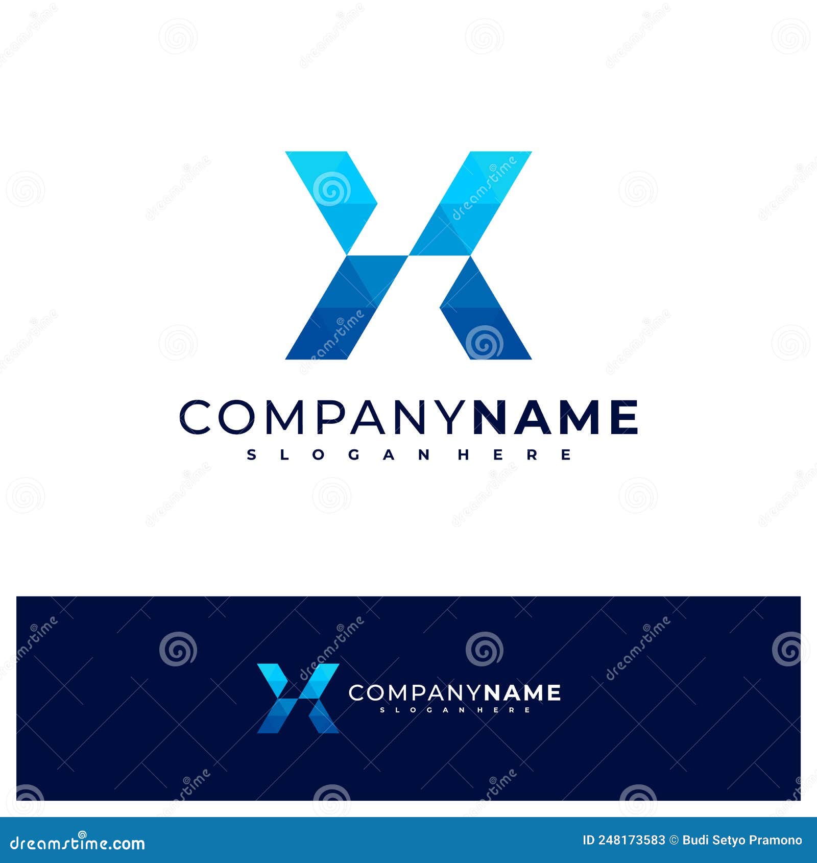 Triangle X Logo Design Vector, Creative X Logo Concepts Template ...