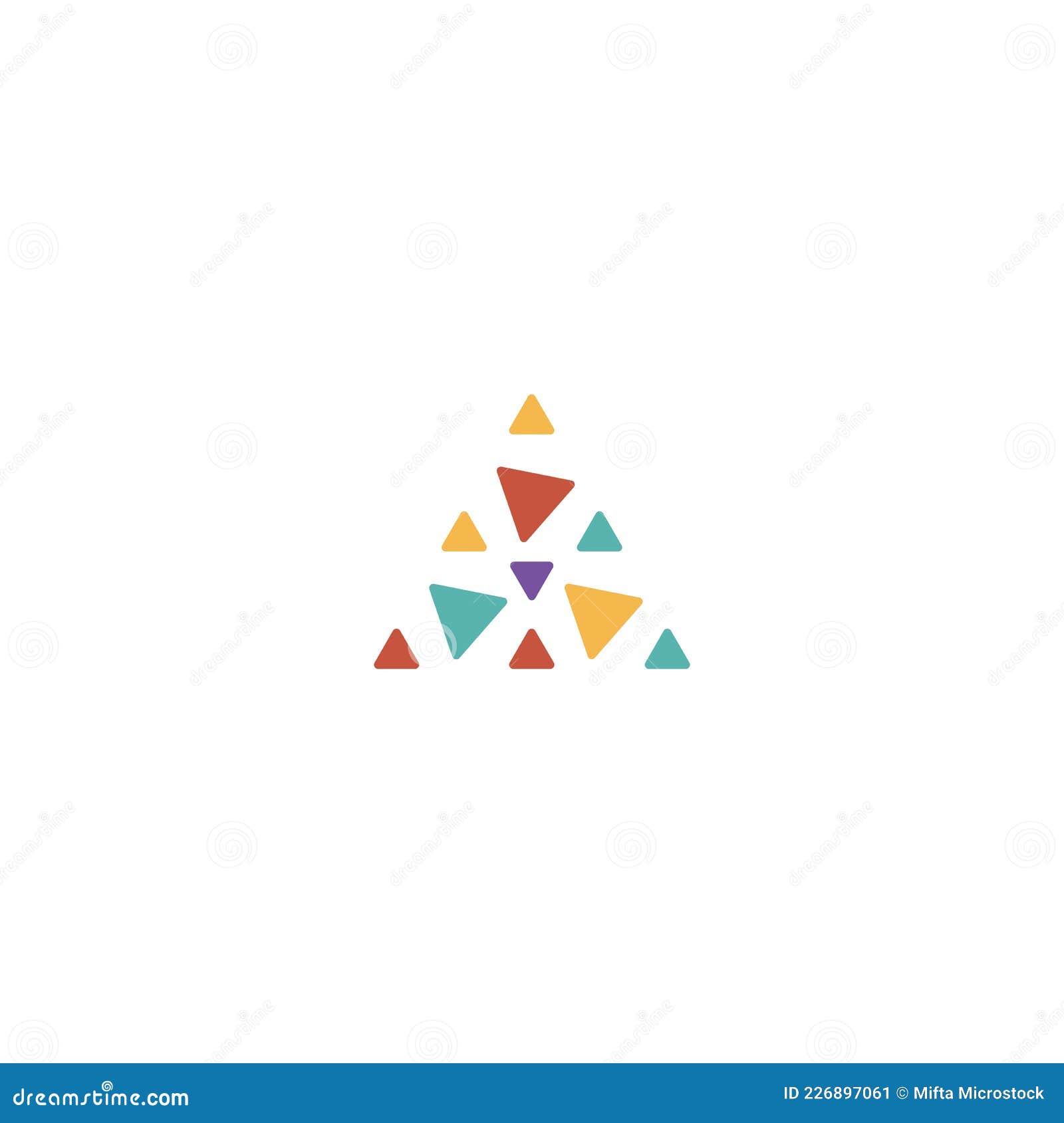Triangle Logo Design Vector Unique, Modern Stock Vector - Illustration ...