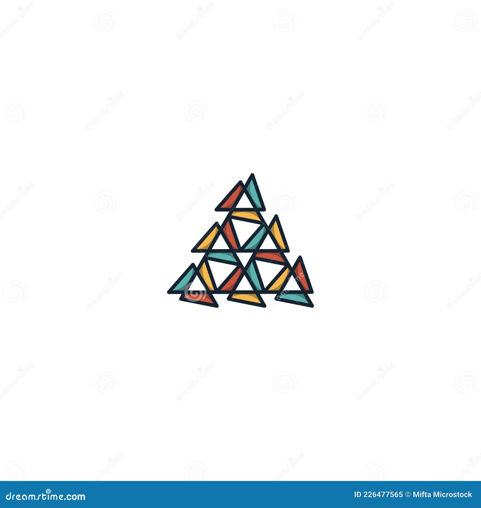 Triangle Logo Design Vector Unique, Modern Stock Vector - Illustration ...