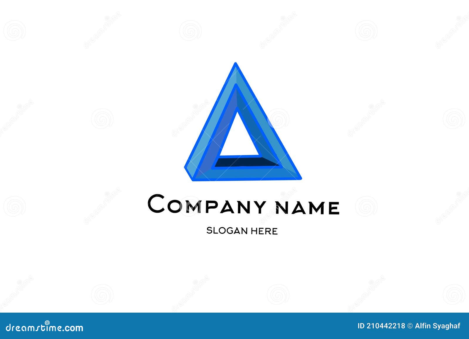 Triangle Logo Minimalist stock illustration. Illustration of logo ...