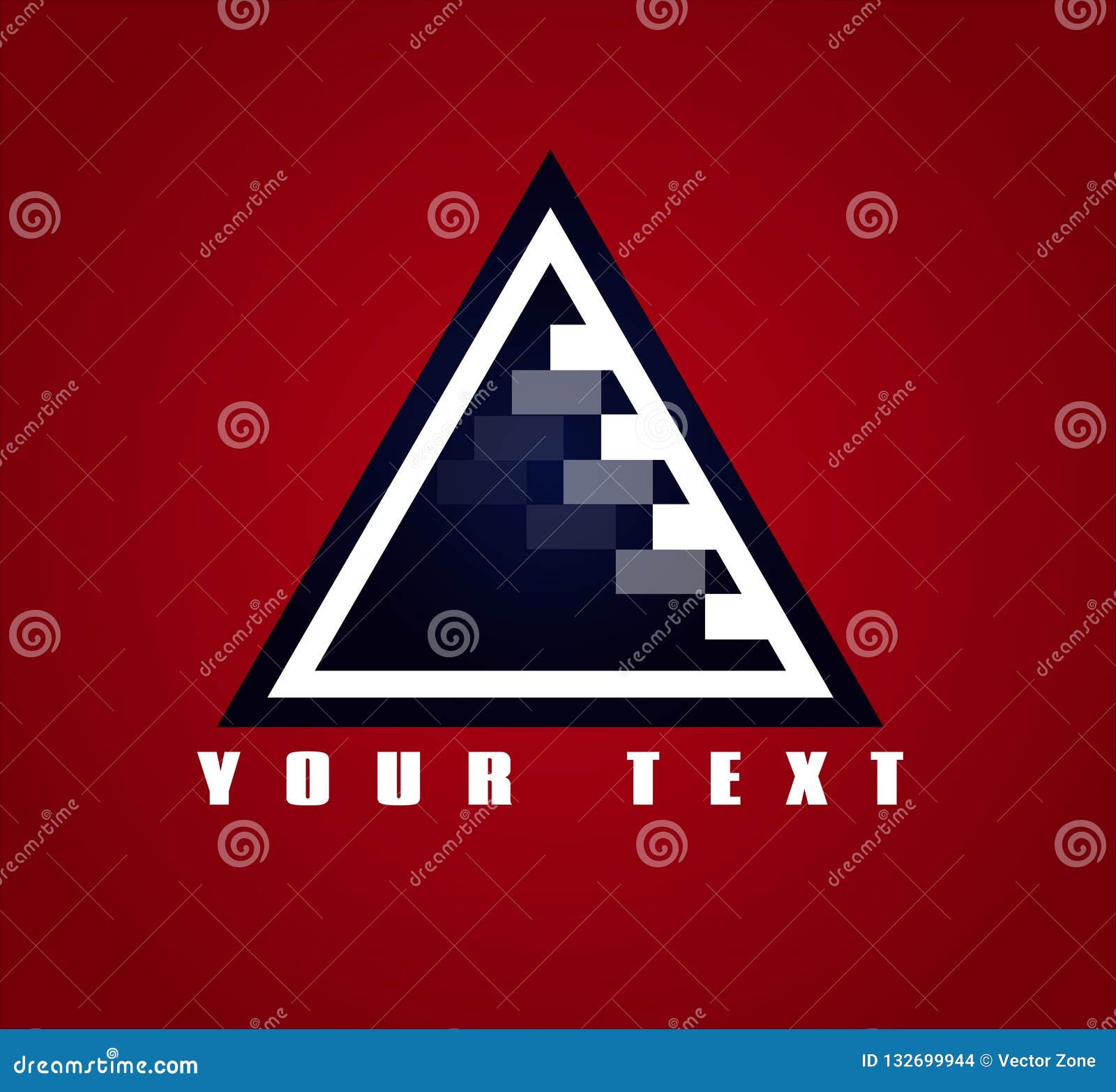 Triangle Building Block Logo Stock Illustrations – 65 Triangle Building ...