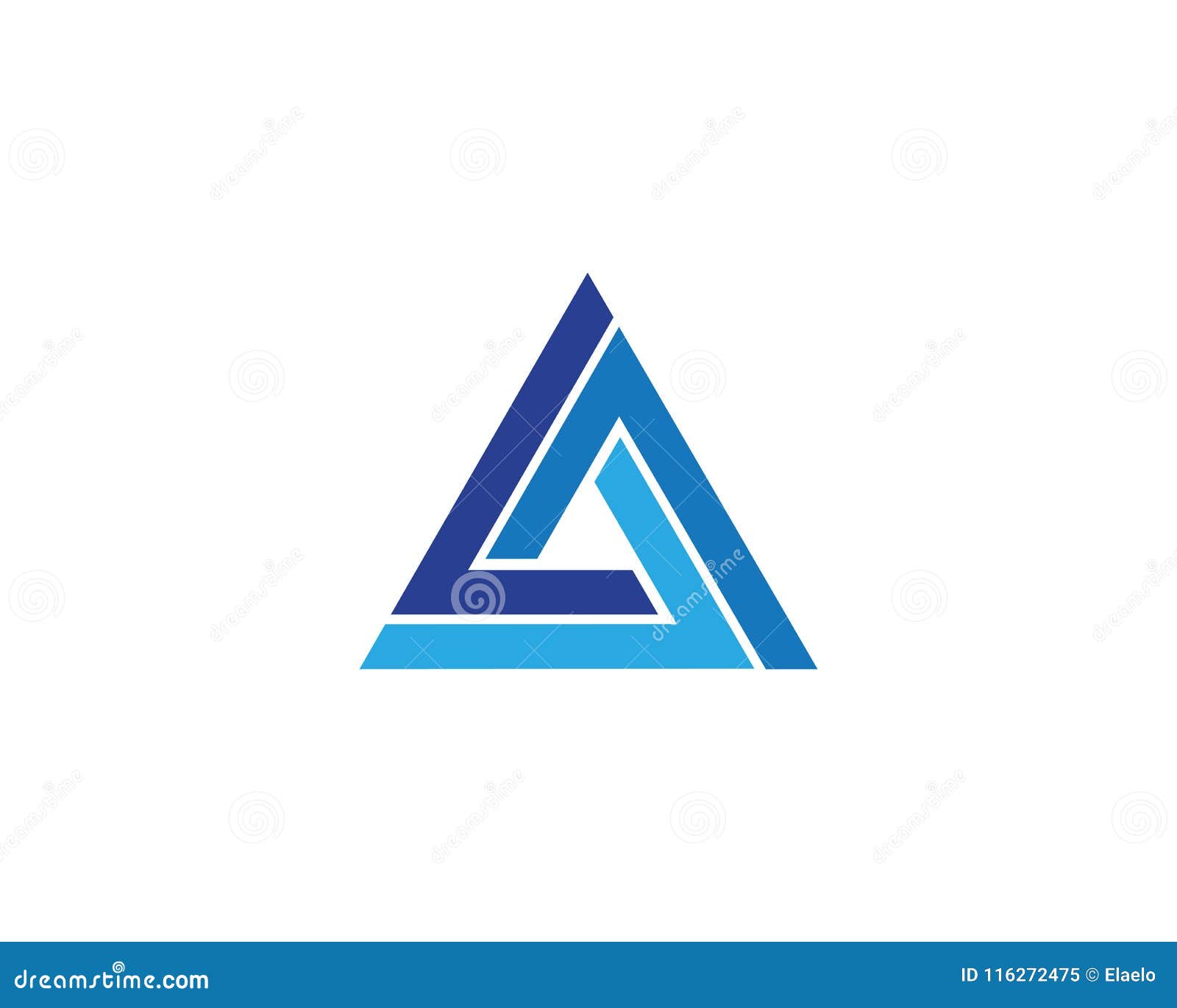 Triangle Logo Template Vector Icon Stock Vector - Illustration of ...