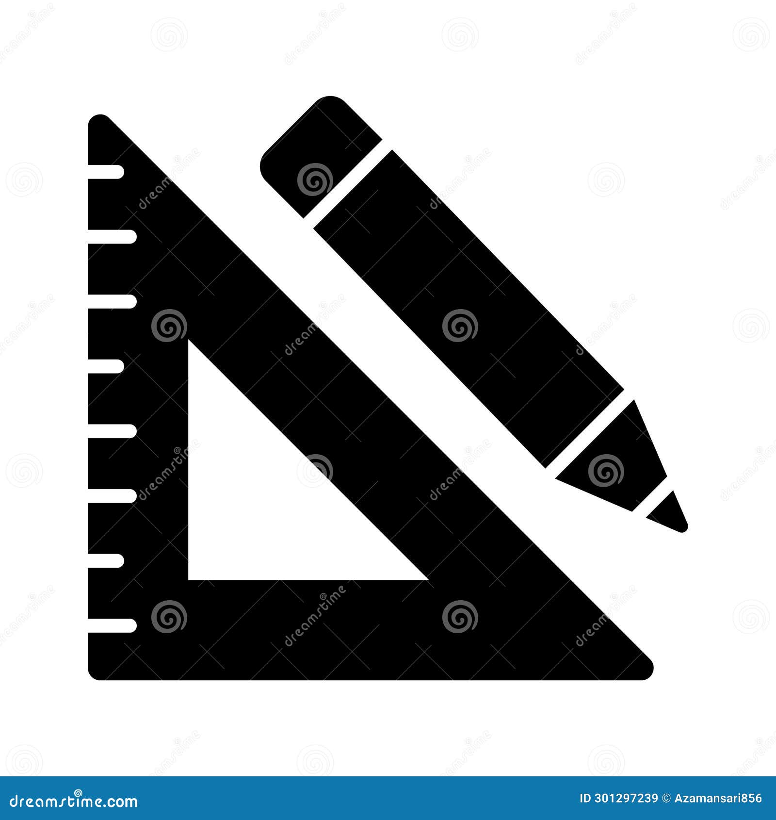 Triangle Measurement Protractor Illustration Icon. Triangle Ruller ...