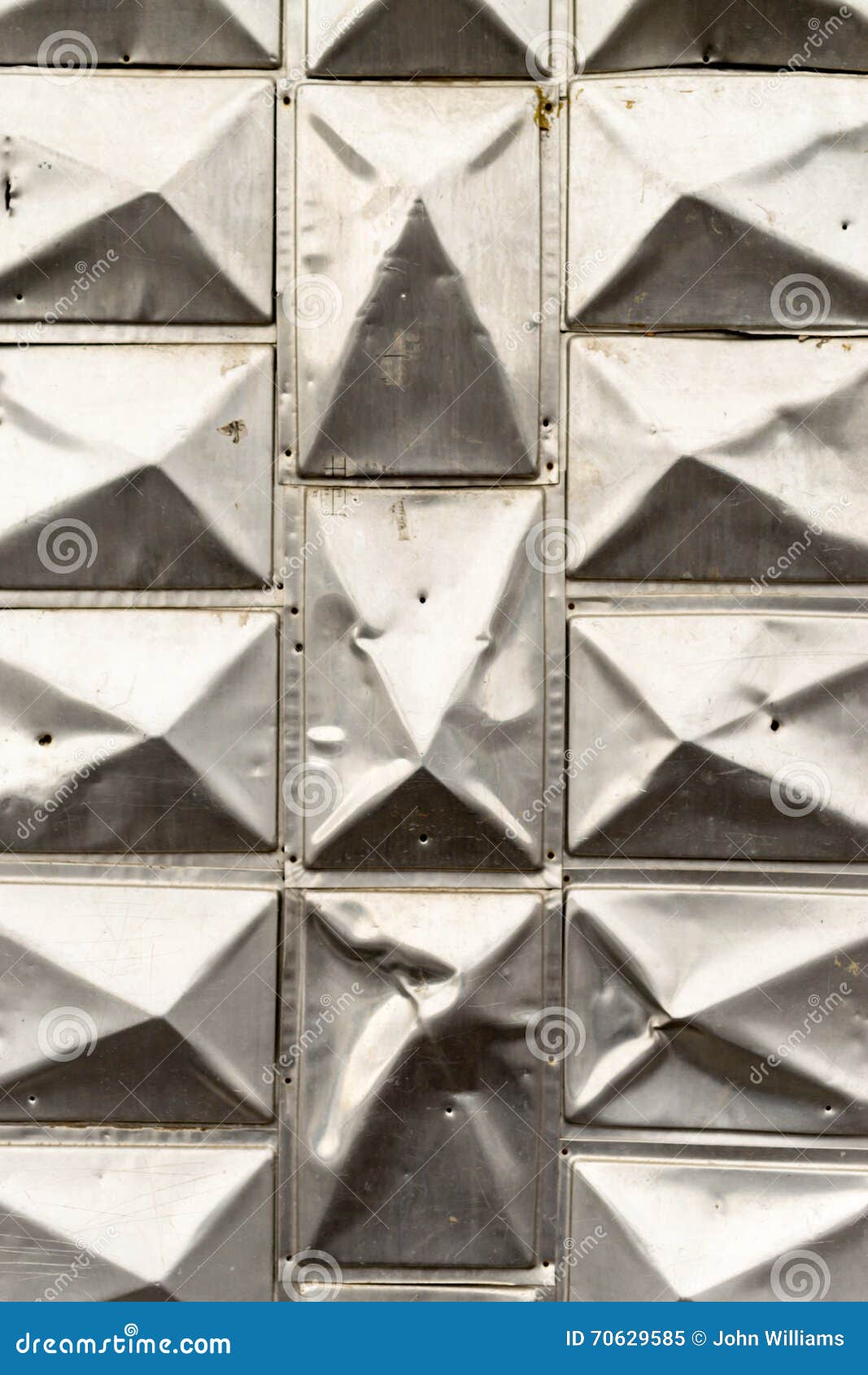 Triangle Metal Background Wall Abstract Stock Image - Image of texture ...