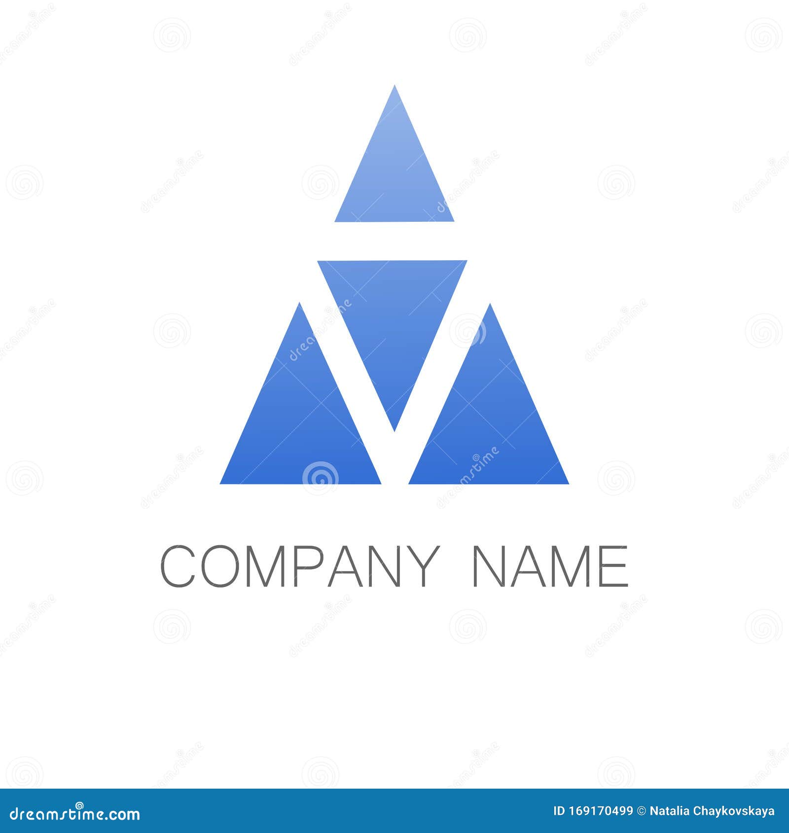 Triangle. Minimalistic Logo Design. Creative Logo. Beautiful and Simple ...
